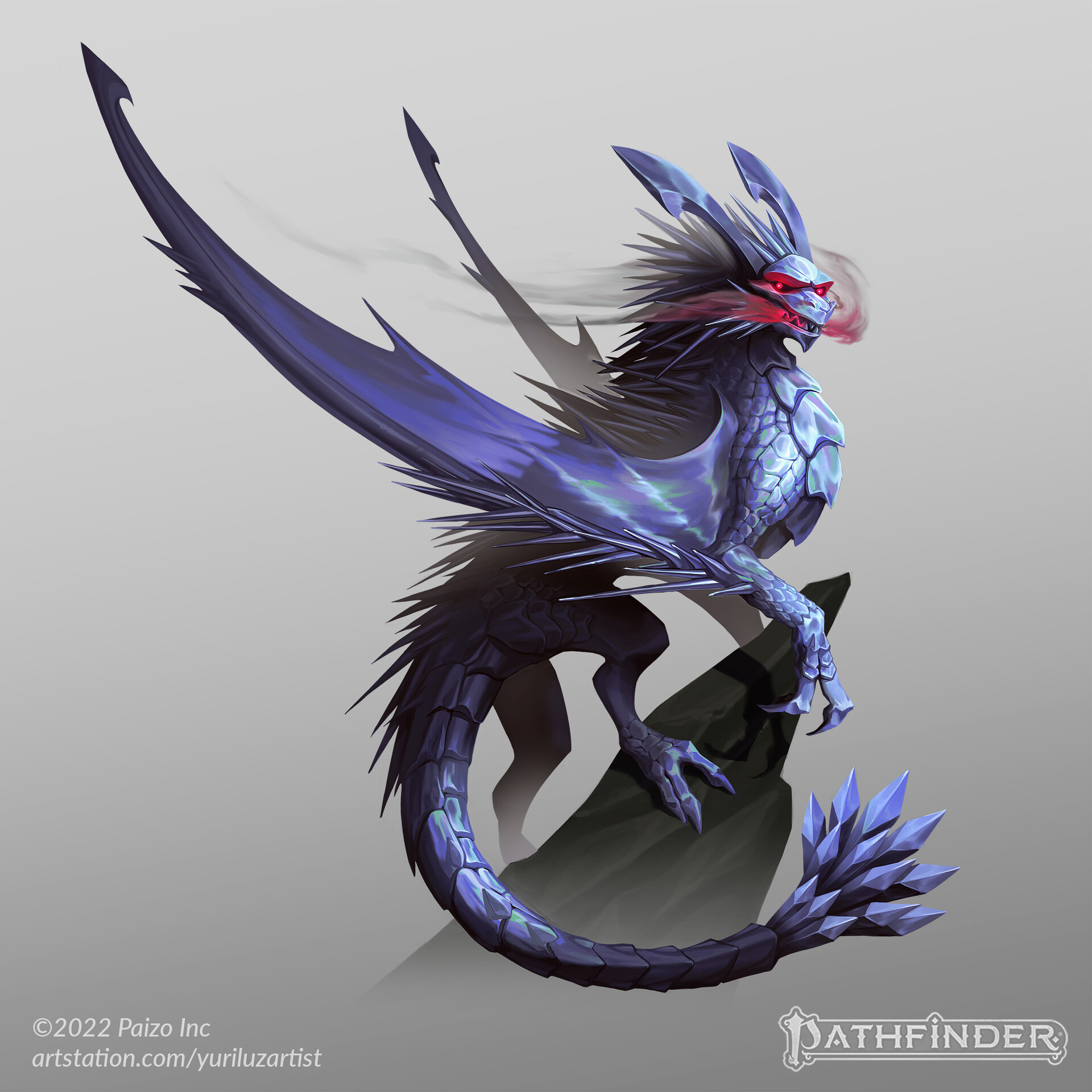 Yuri Luz - Character illustration for Pathfinder