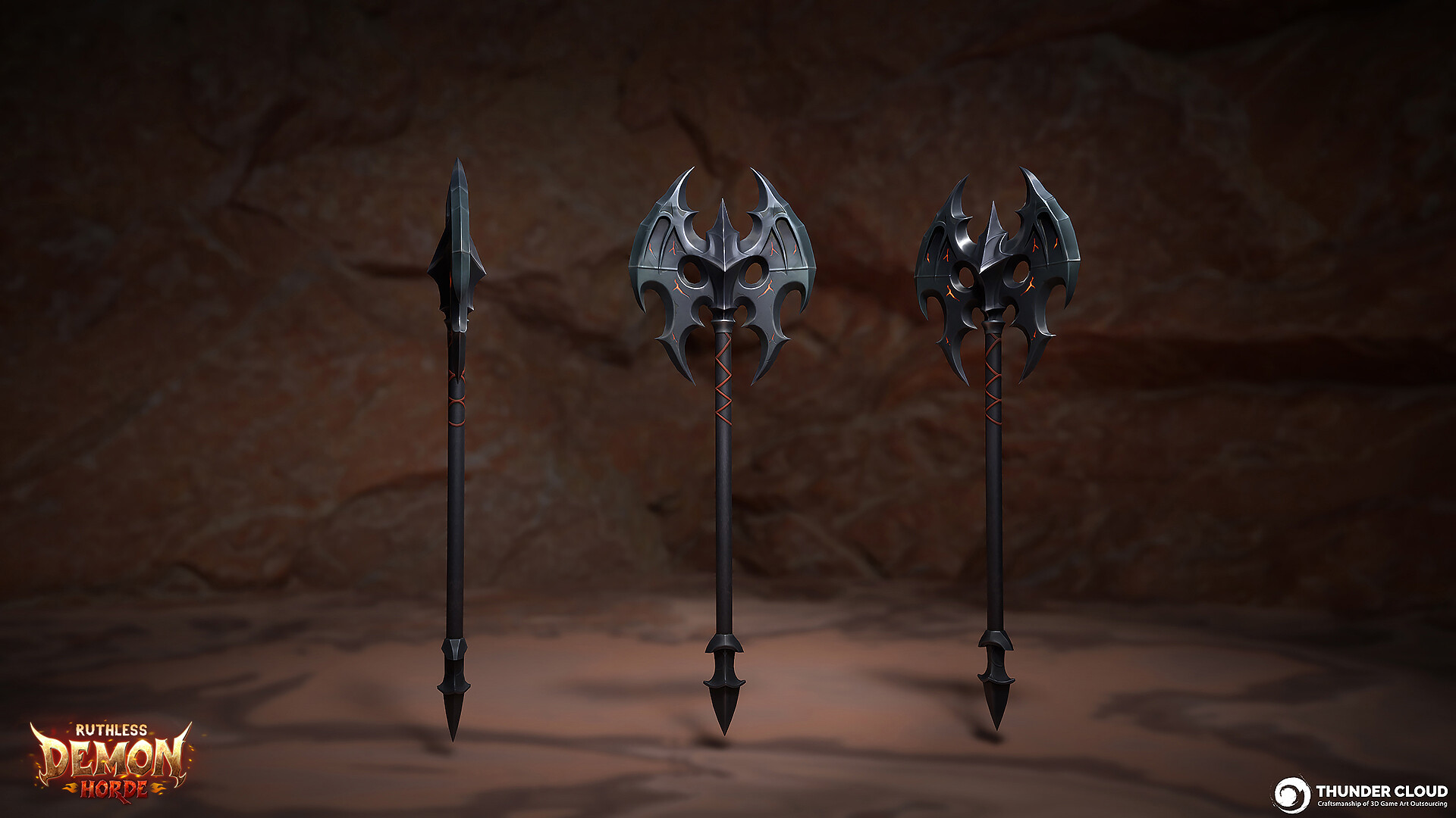 Thunder Cloud Studio - Demon Beast - Model & Texture Showcase