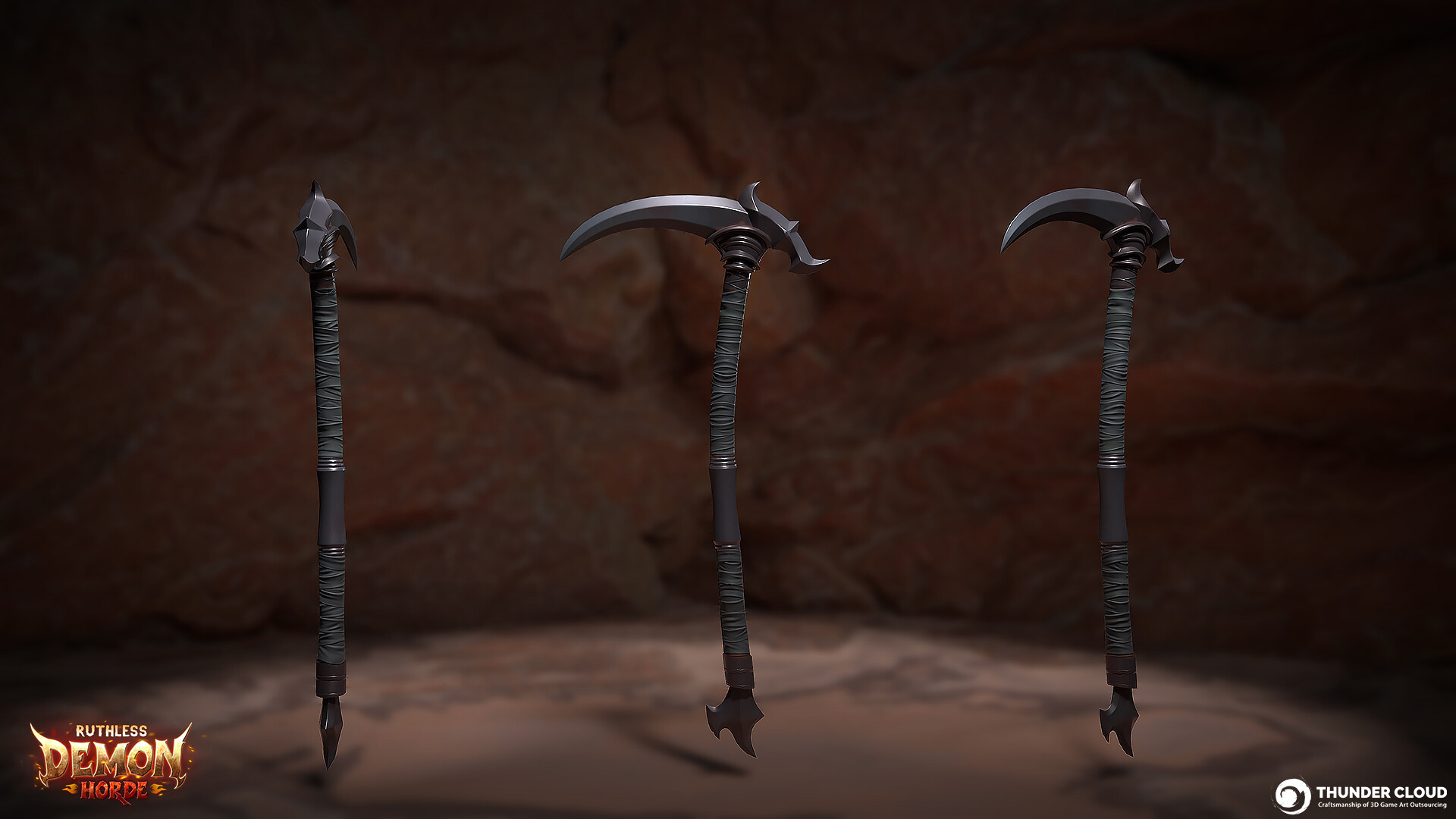 Thunder Cloud Studio - Demon Warrior - Model & Texture Showcase