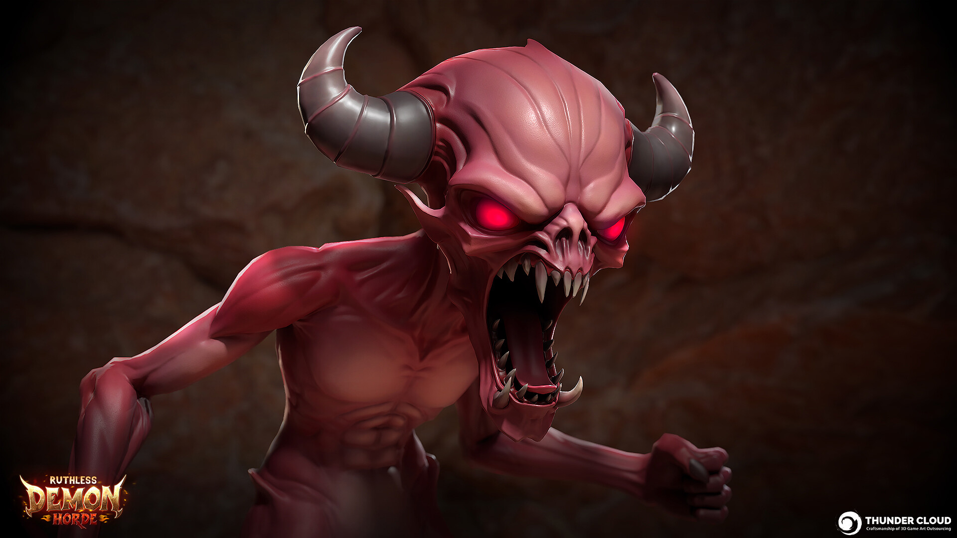 Thunder Cloud Studio - Demon Lessor - Model & Texture Showcase