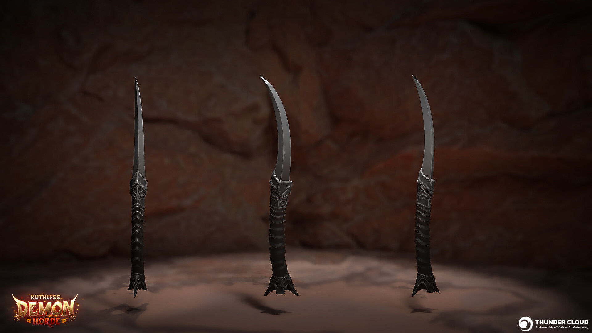 Thunder Cloud Studio - Demon Lessor - Model & Texture Showcase