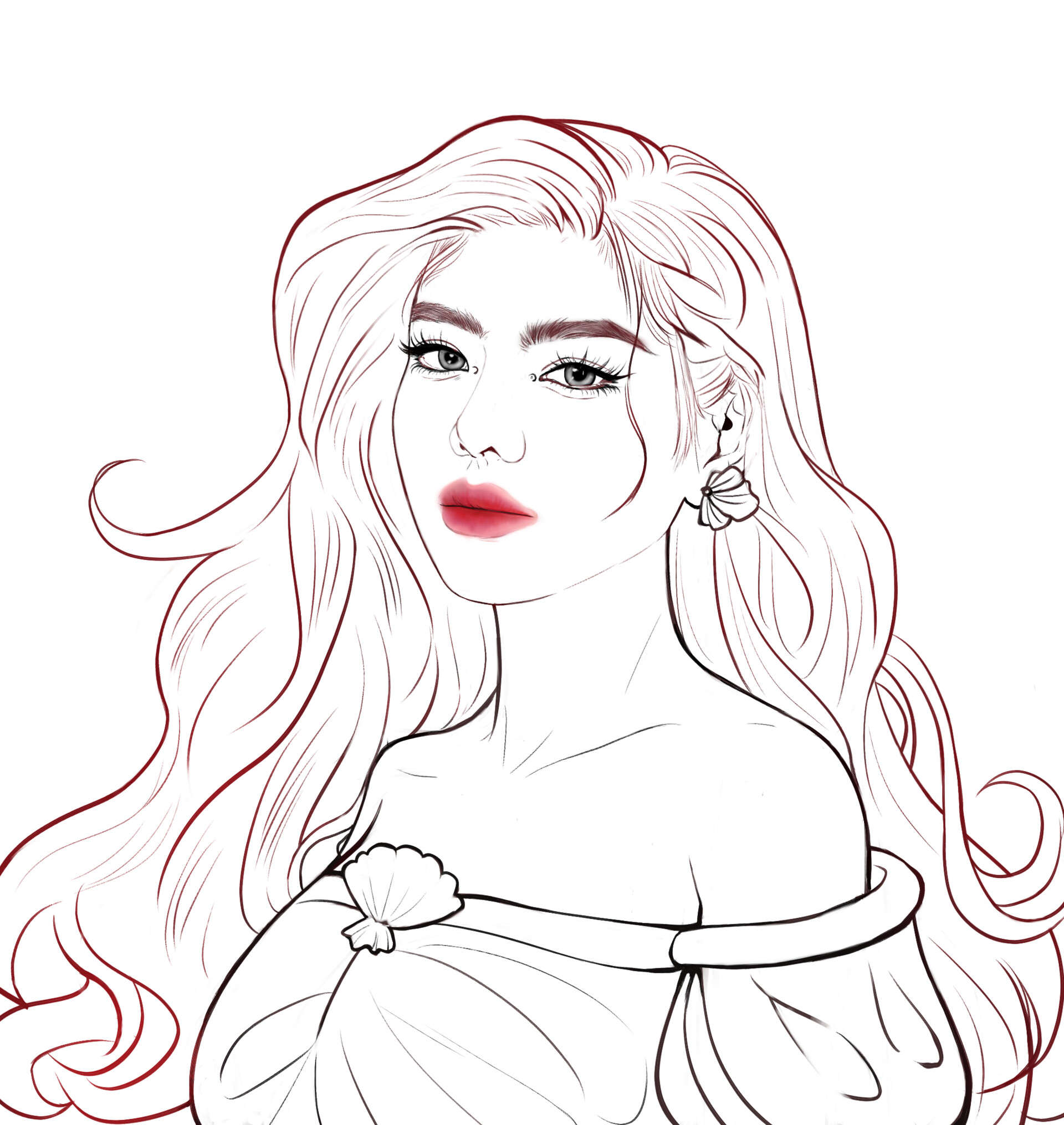 ArtStation - BINI Mikha as a Disney Princess