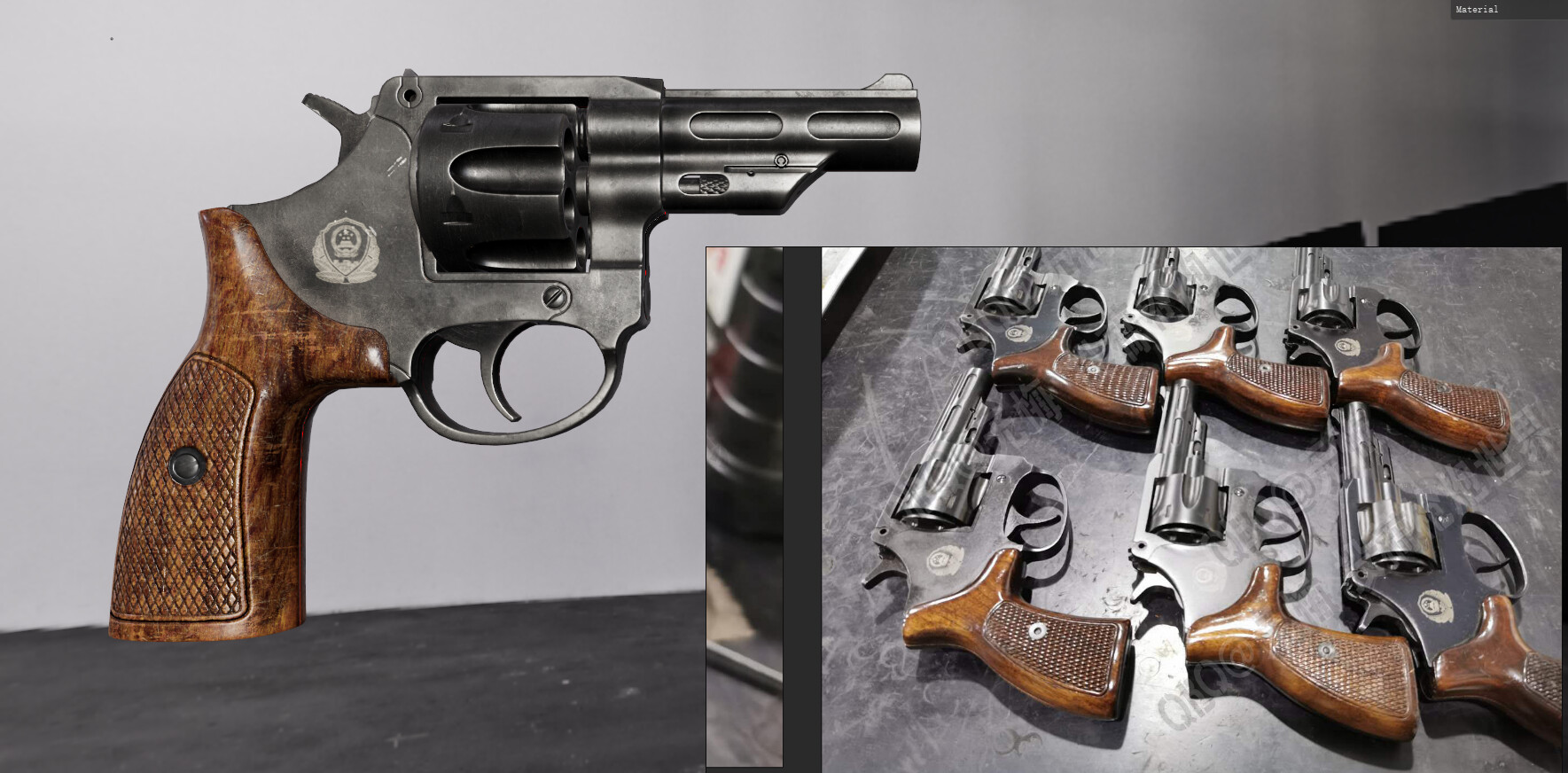 Tachikoma - Game-Ready ZLS05 revolver