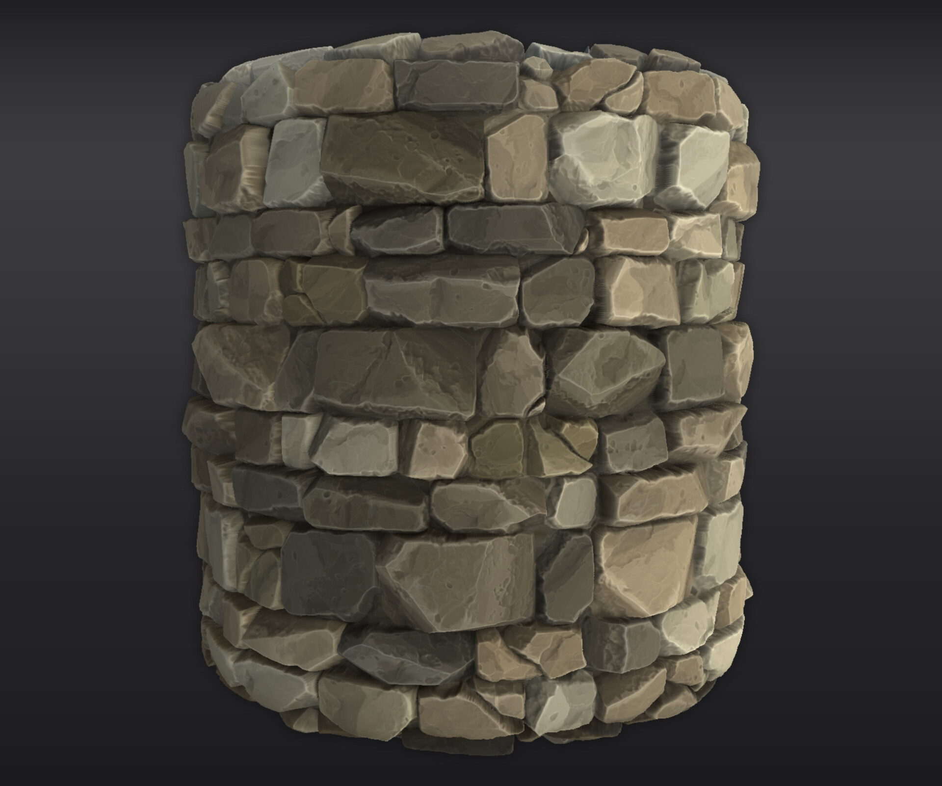 ArtStation - Stylised Castle Brick