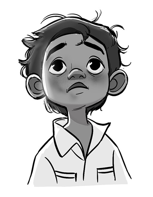 ArtStation - Saroo expression sheet