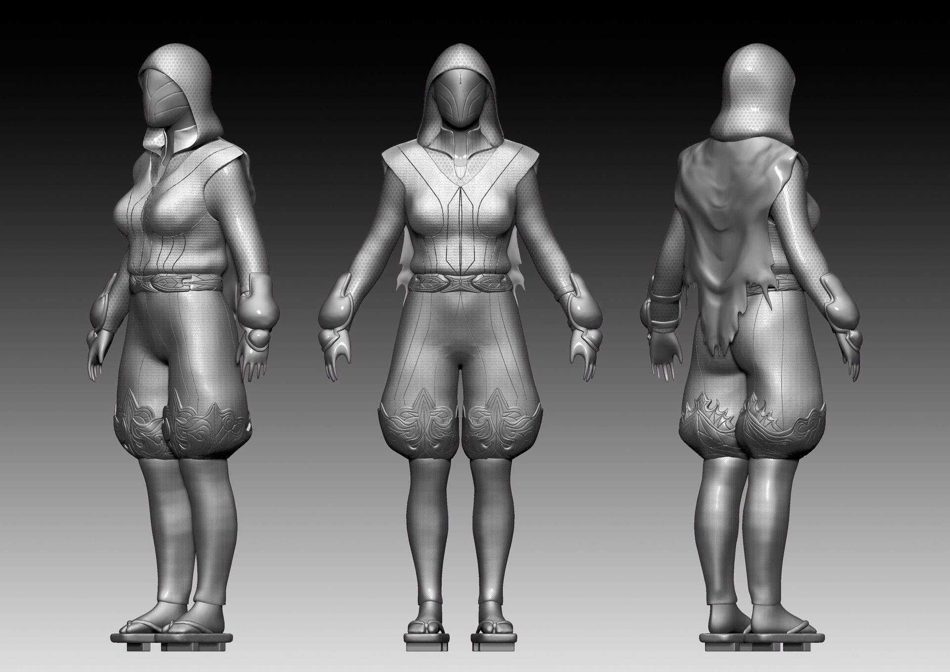 ArtStation - Ninja Sculpt