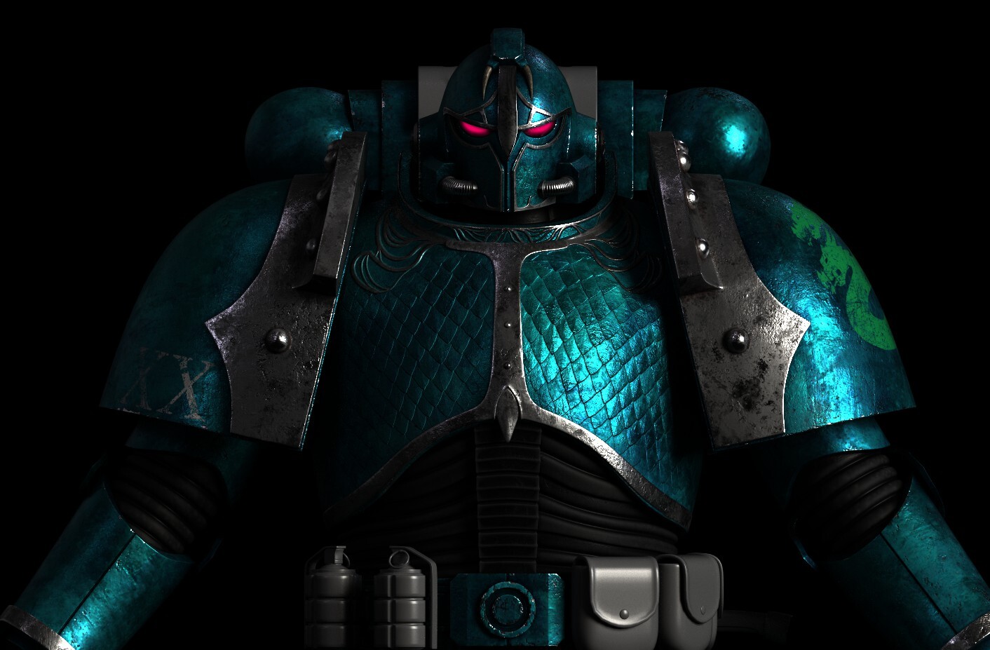 ArtStation - Alpha Legion Headhunter WIP rework