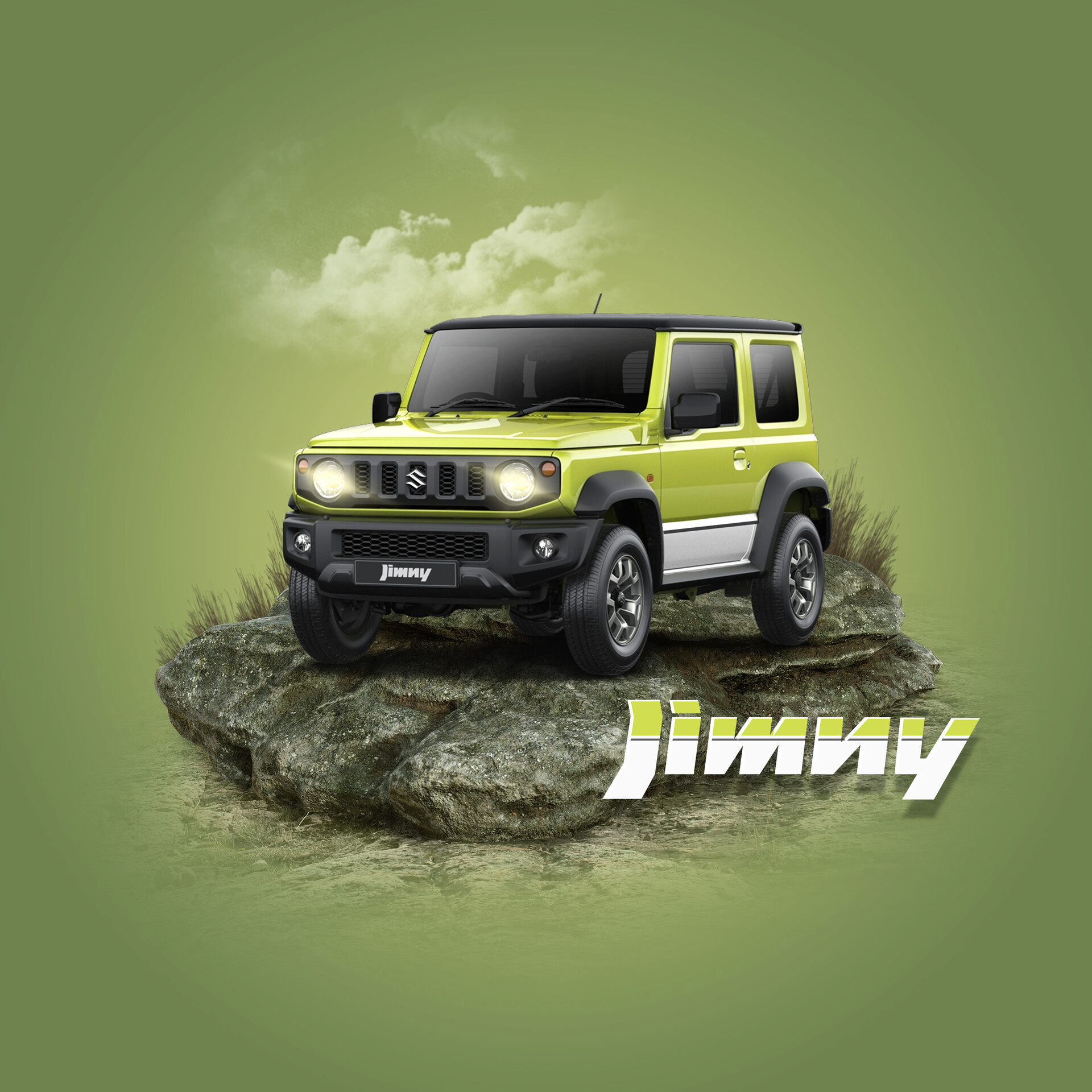ArtStation - Jimny Car Poster
