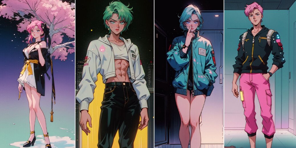 4K Anime Reference Art for Artists and Enthusiasts - 391 Anime Retro ...