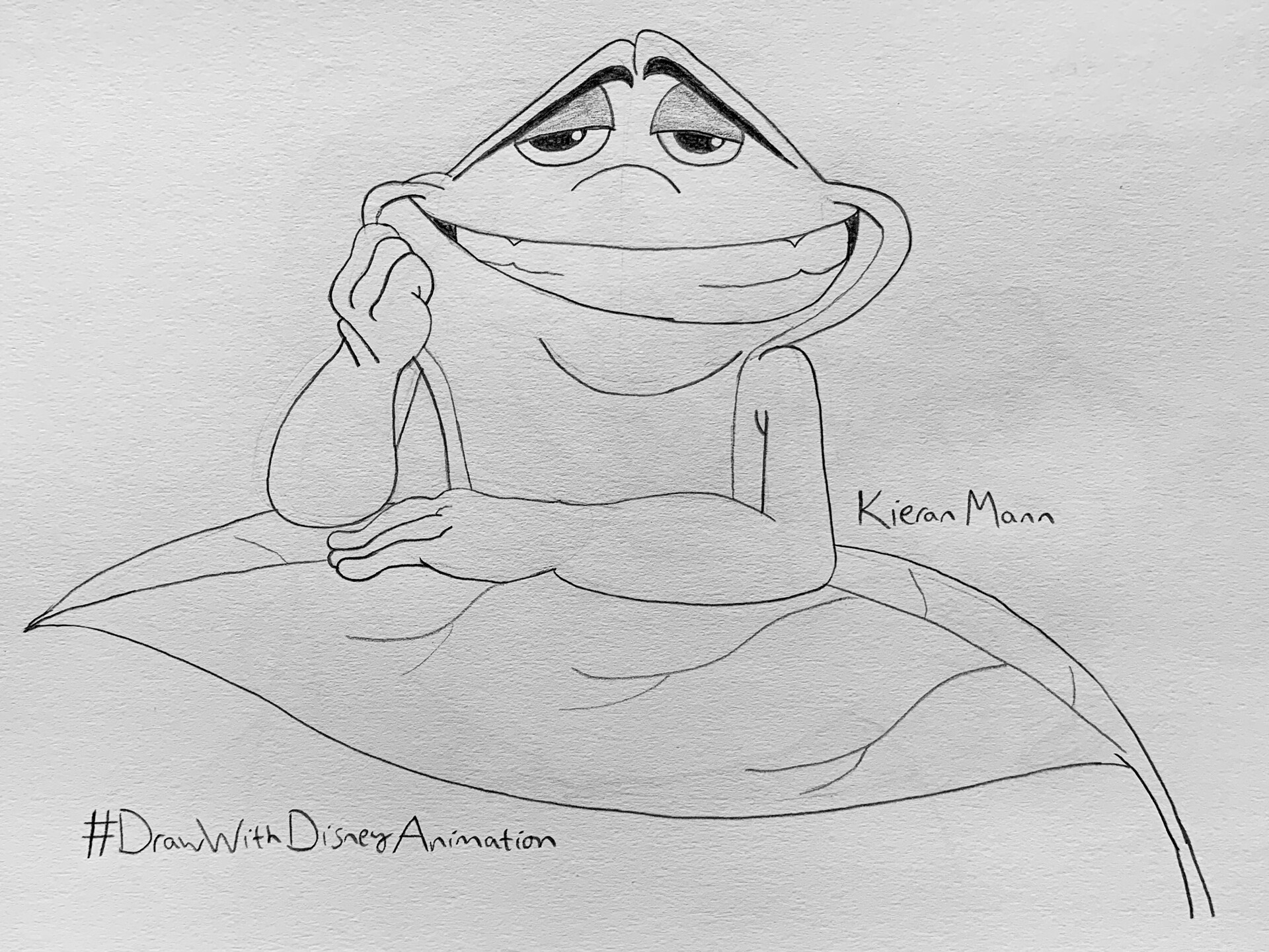ArtStation - Naveen from “The Princess and the Frog” - Draw With Disney ...