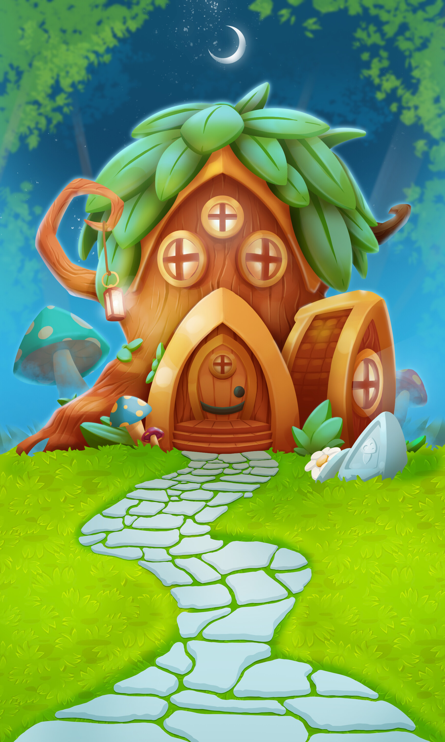 ArtStation - Elf House