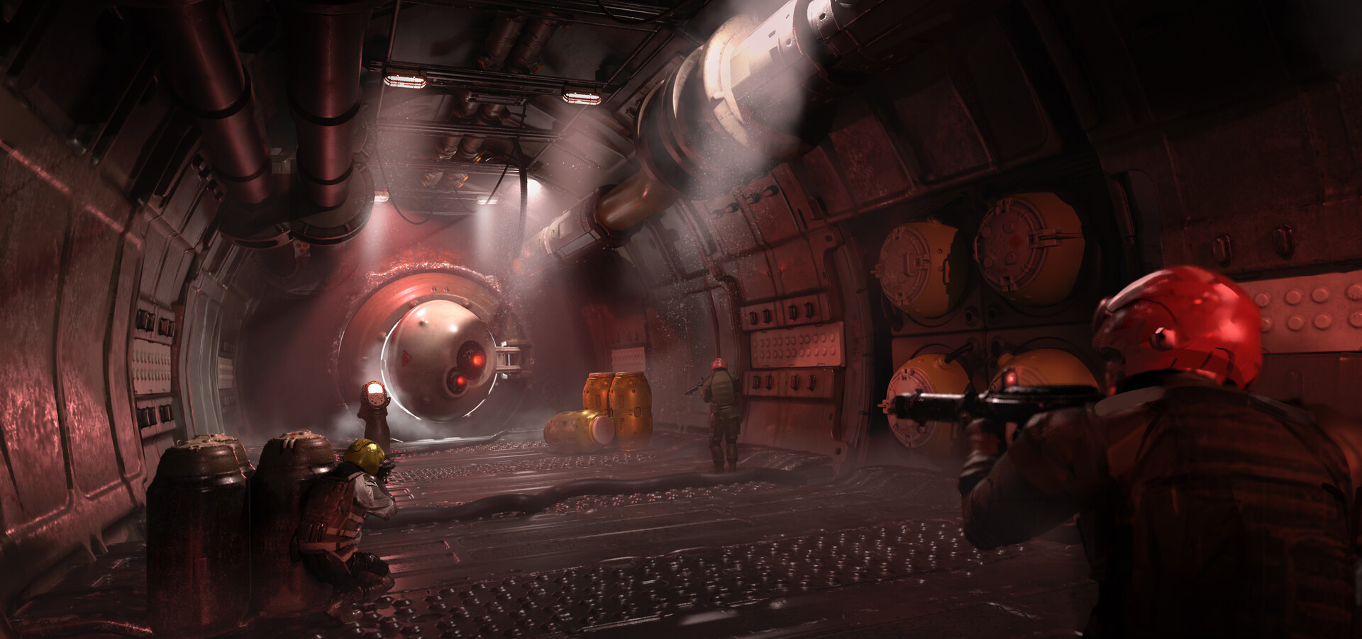 ArtStation - Space Raiders - Ship raid