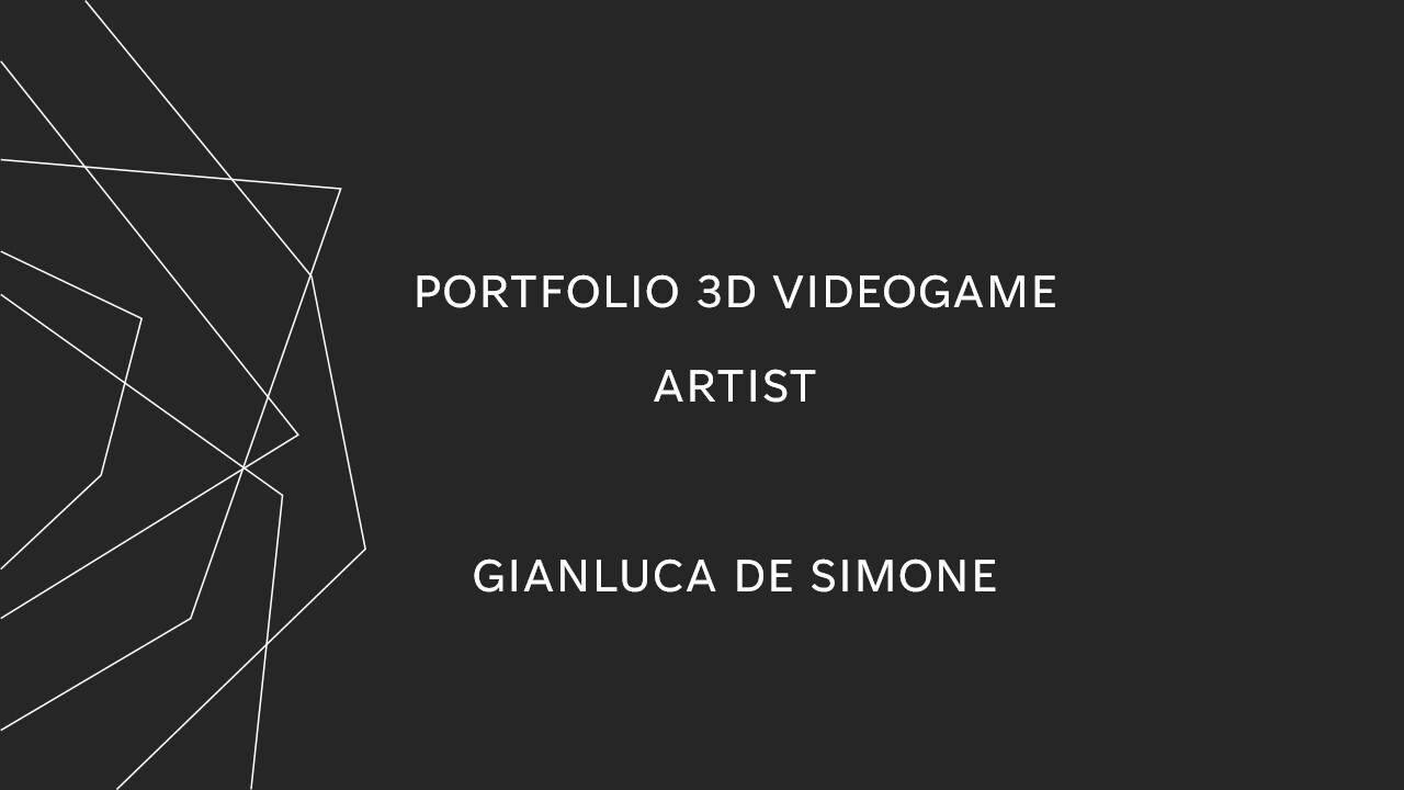 ArtStation - Portfolio 3D Gianluca De Simone