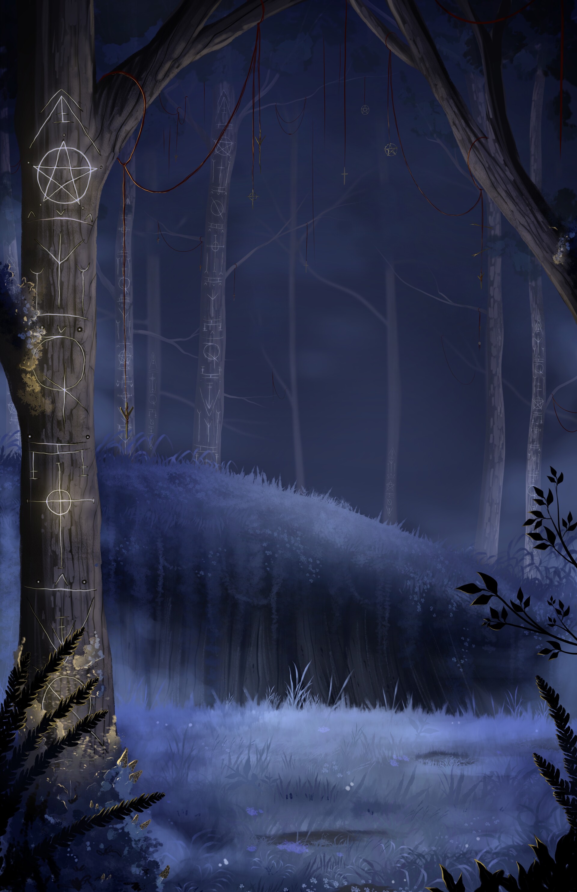 ArtStation - Environment Digital Painting + Creature
