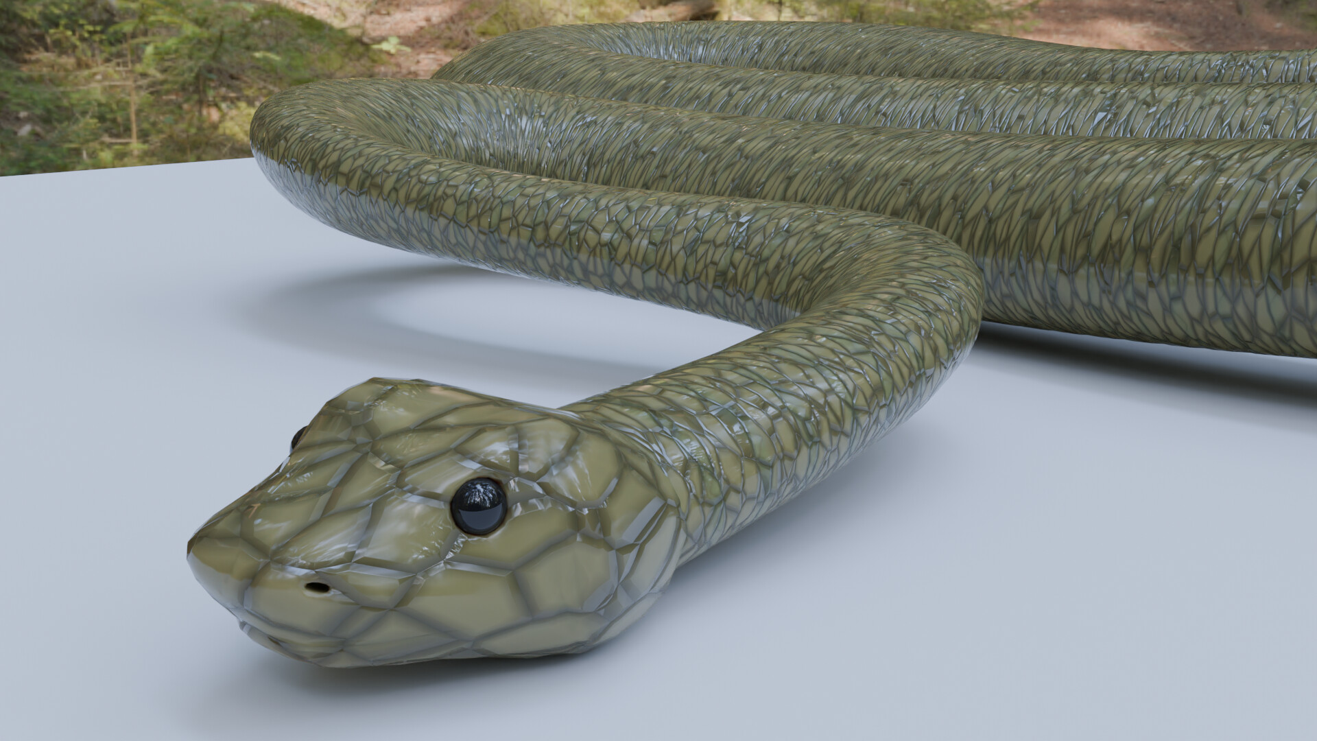 ArtStation - "Snake" - 60 Minute Modeling Event 2024/9/18