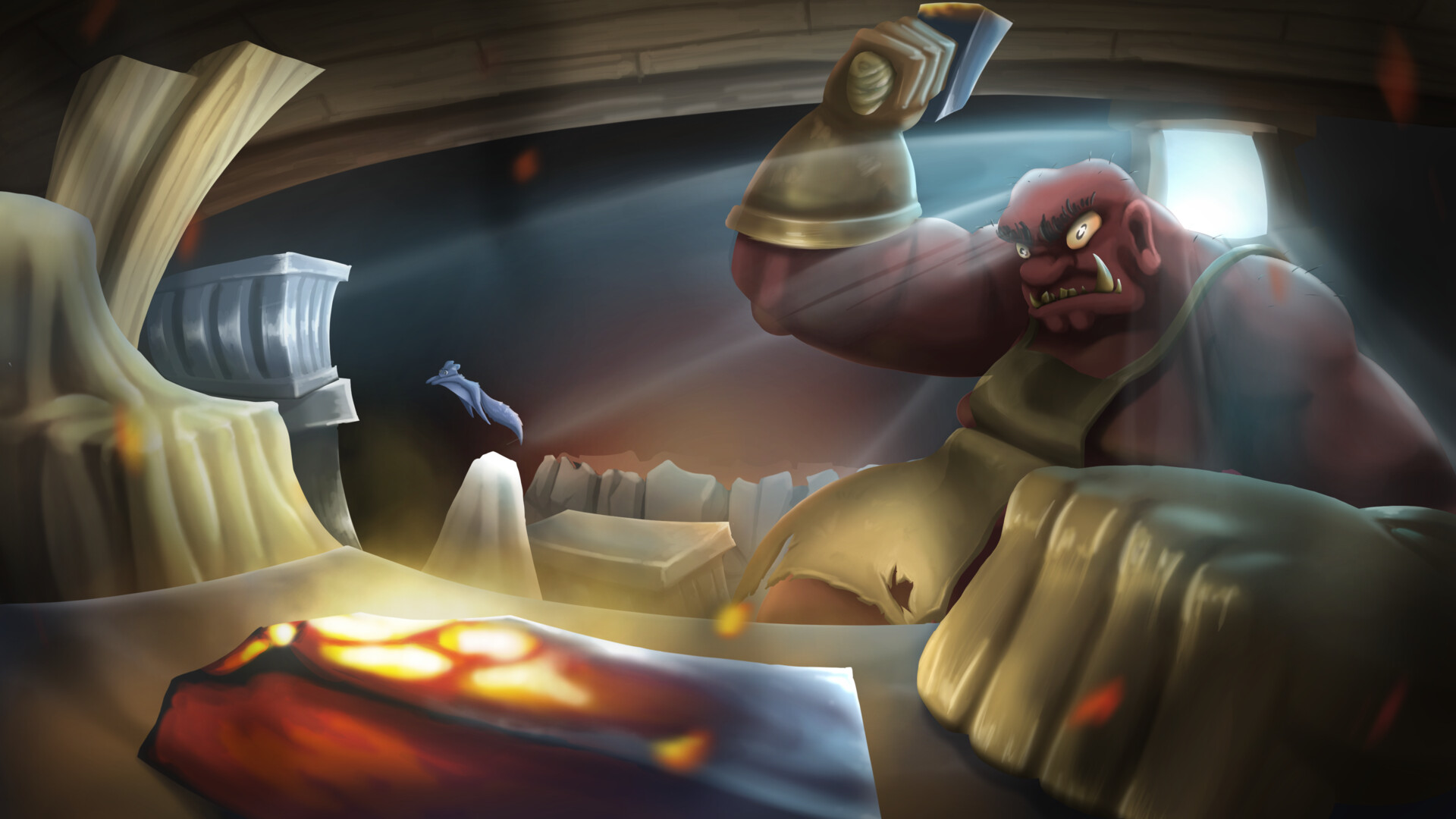 ArtStation - Splash Art of the Ogre