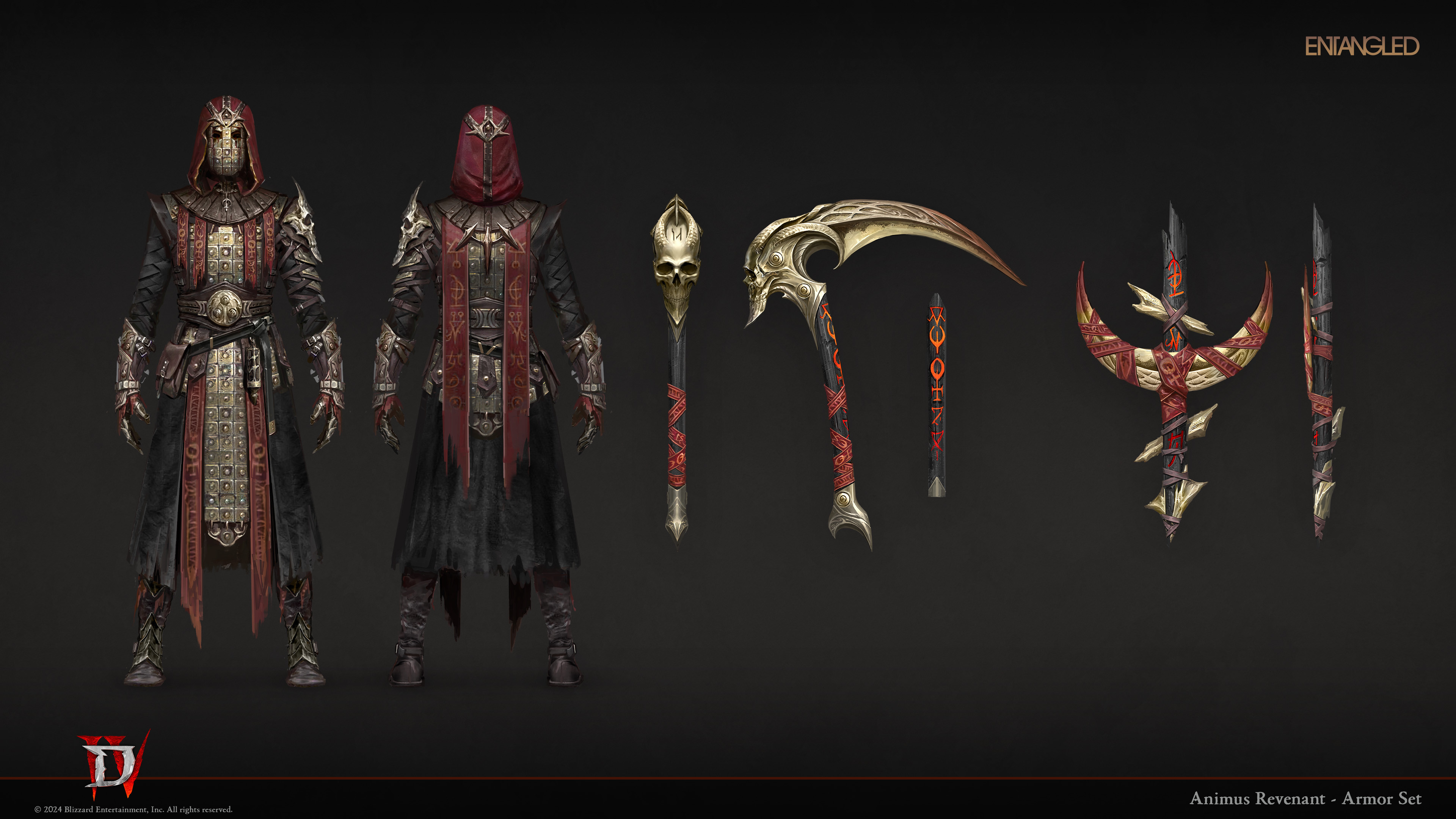 ENTANGLED Studio - Concept art assets for Diablo IV