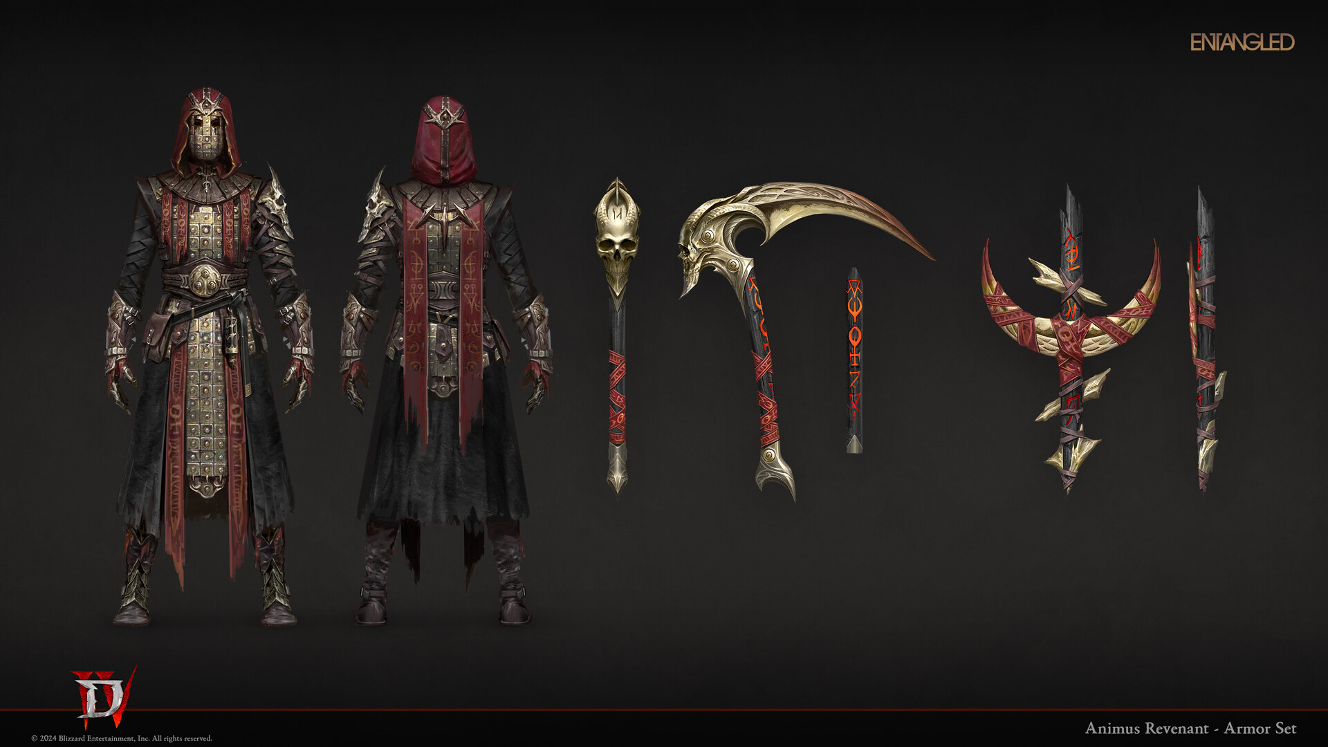 ENTANGLED Studio - Concept art assets for Diablo IV
