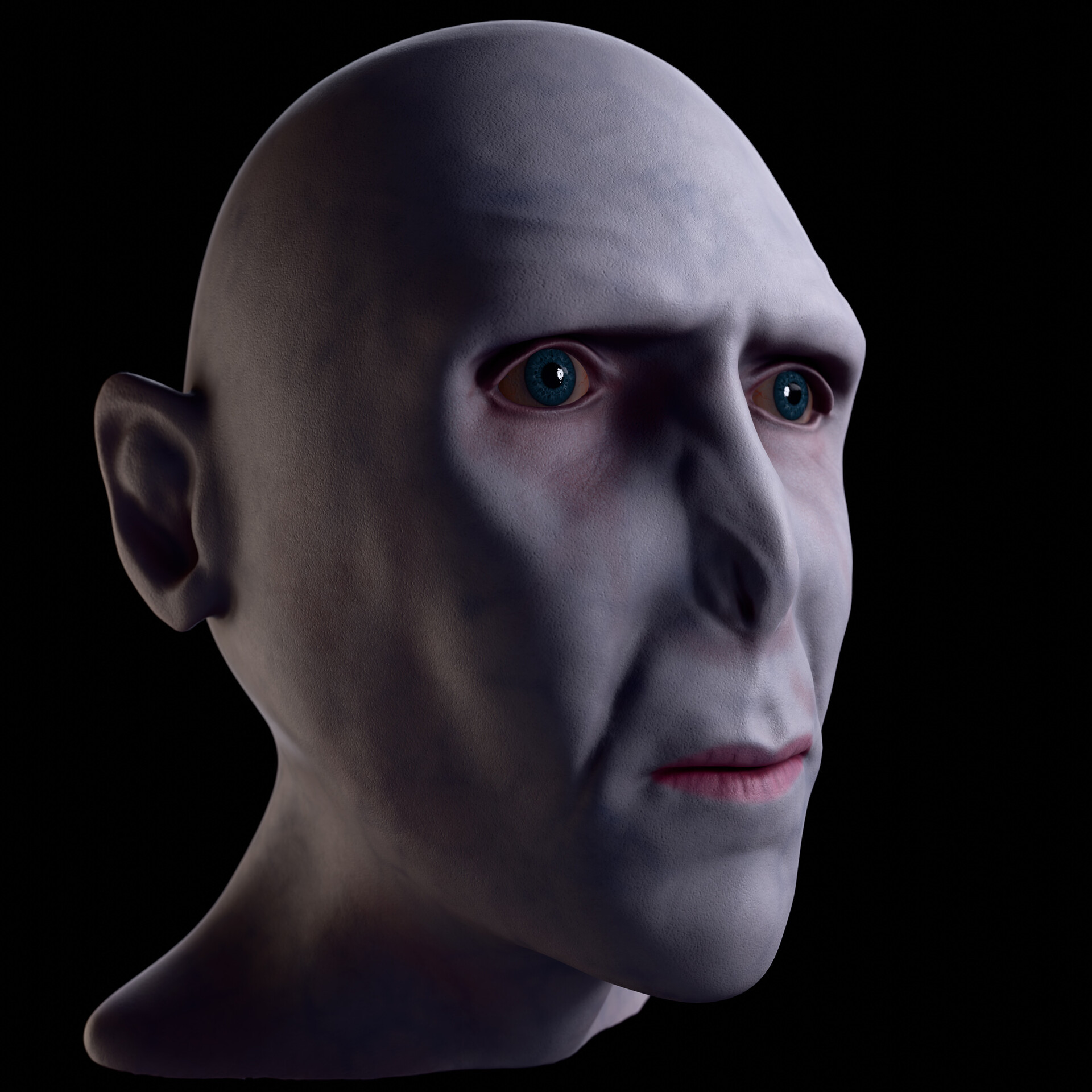 ArtStation - Sculpting Attempt of Voldemort