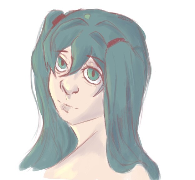 ArtStation - Hatsune Miku portrait