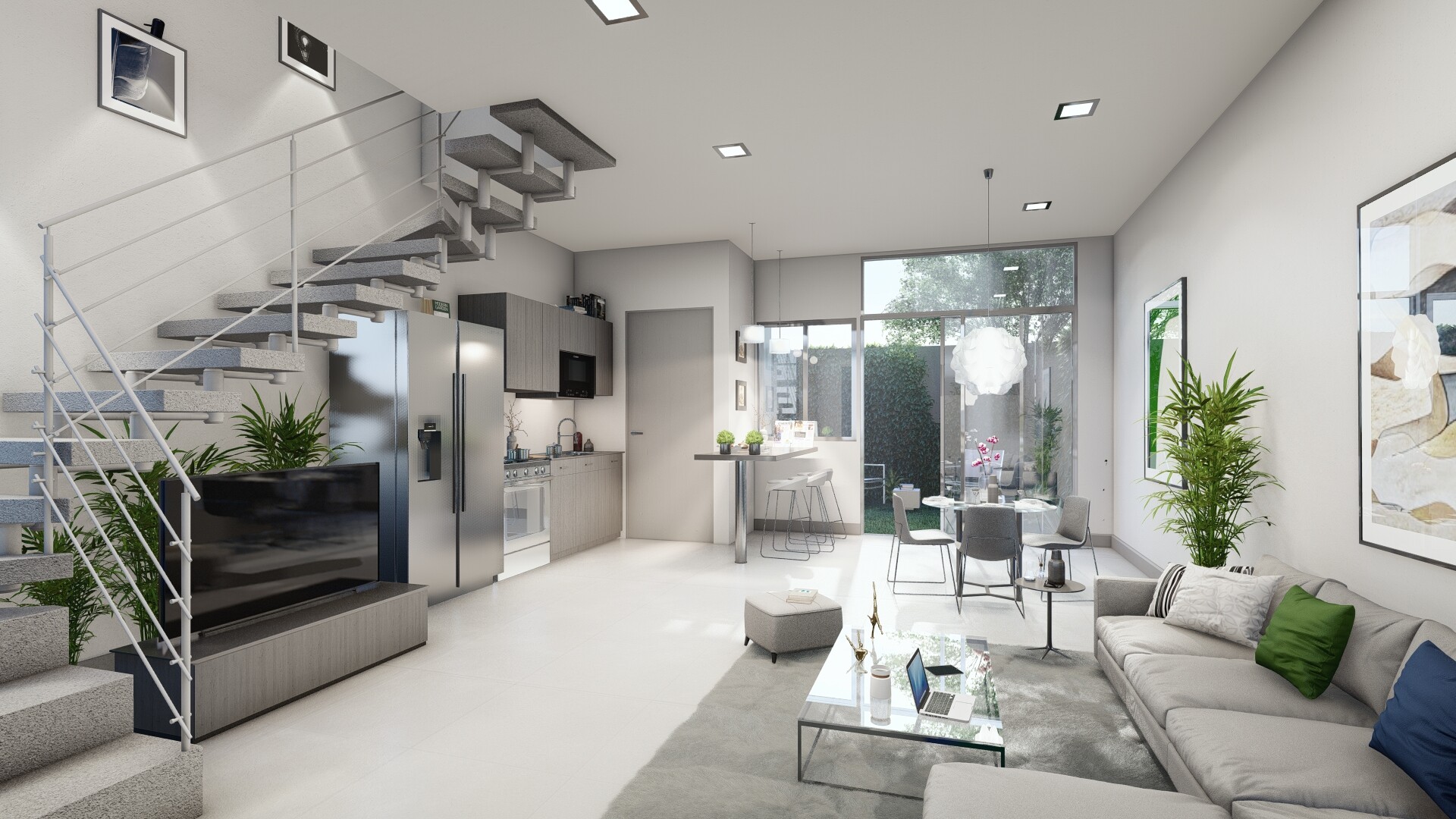 ArtStation - interior visualization for residential client.