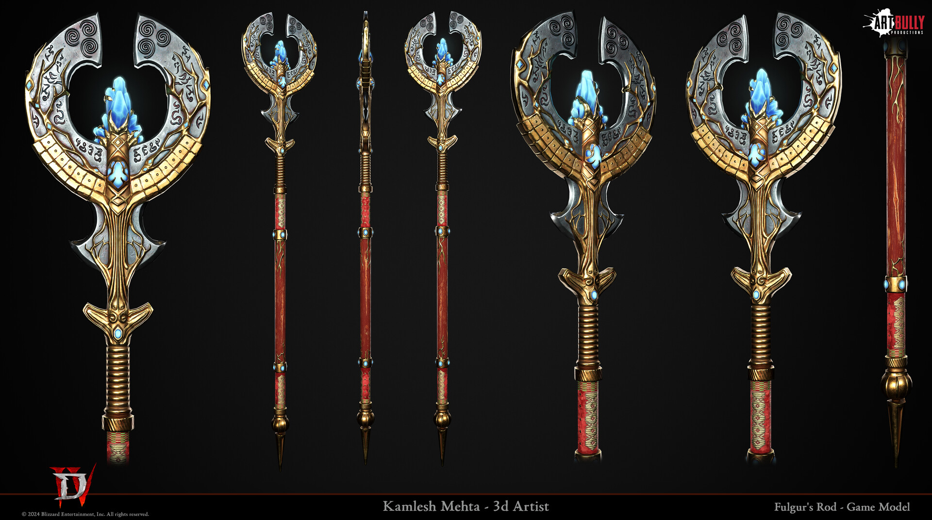 Art Bully Productions - Diablo IV - Weapons, Trophies, Headstone - 02