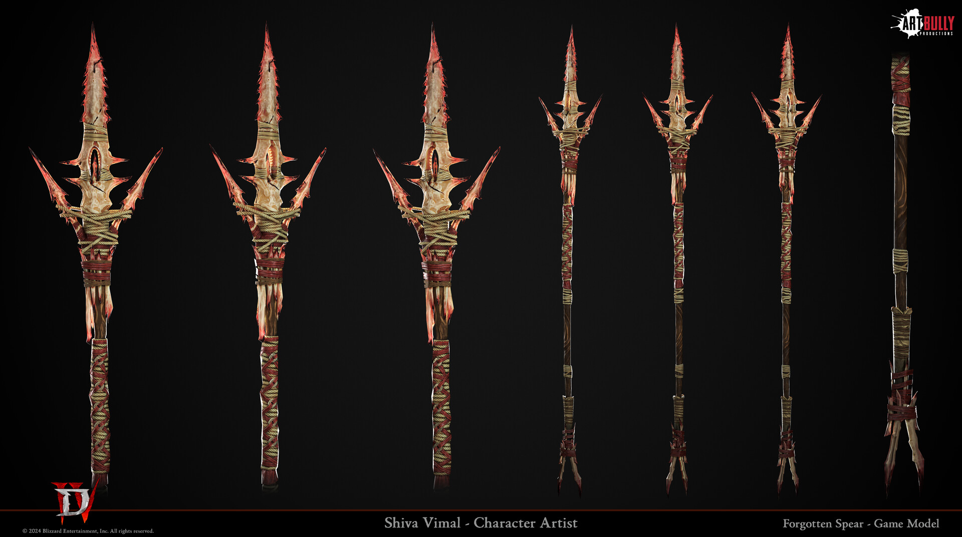 Art Bully Productions - Diablo IV - Weapons, Trophies, Headstone - 02