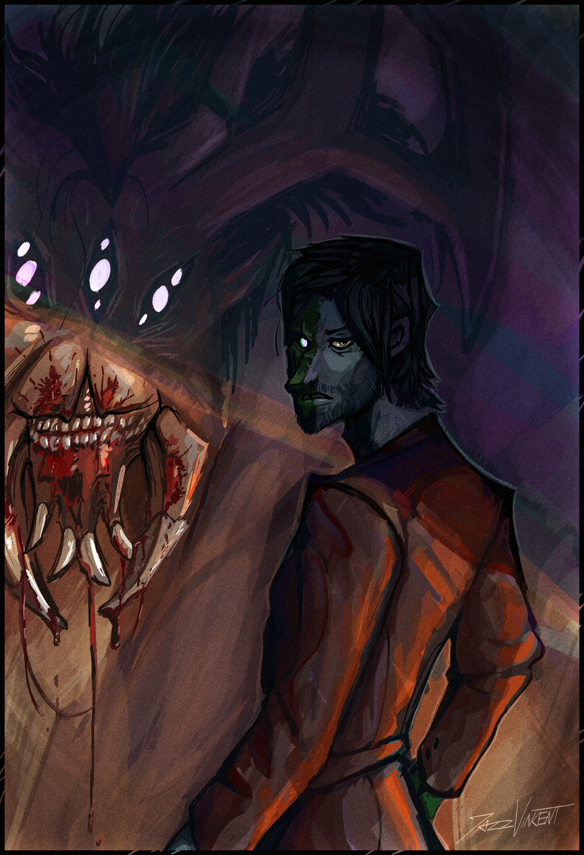 ArtStation - "Horrifying Creature" - Client Work