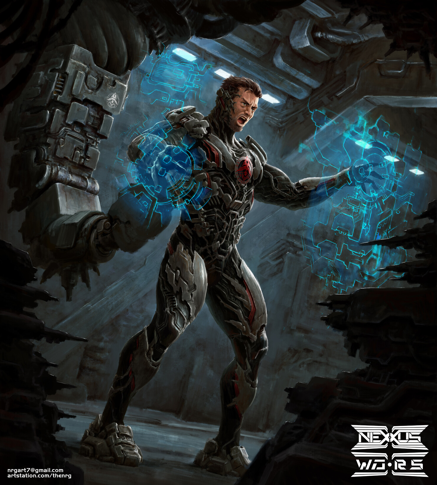 The NRG - Super Hero Concept Art Portfolio
