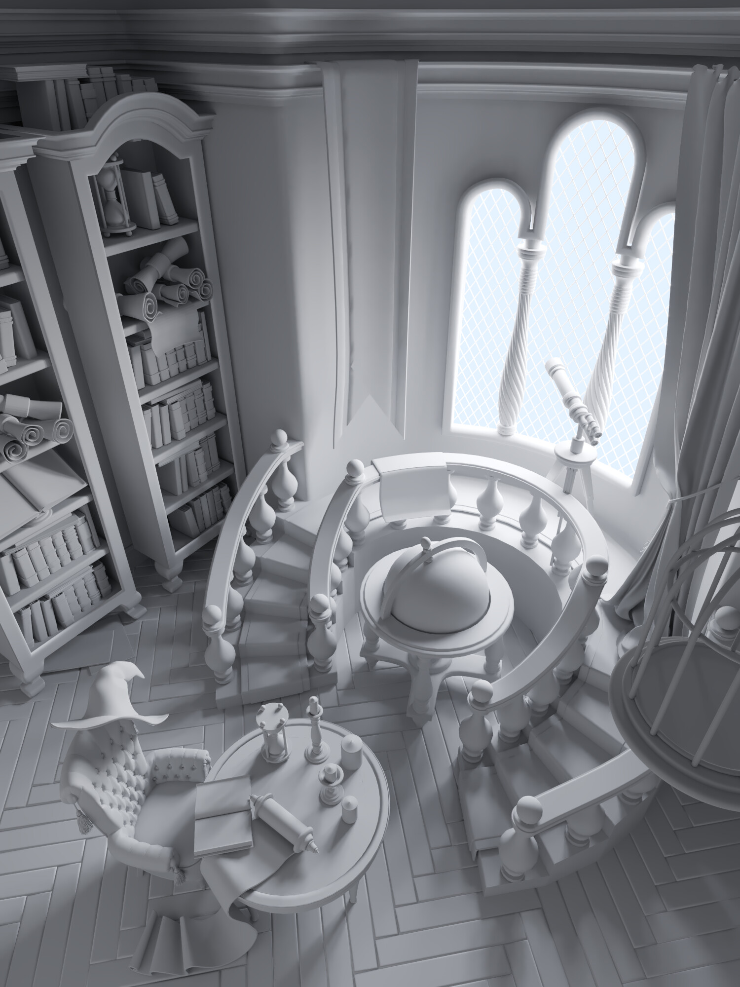 ArtStation - 3d interior model