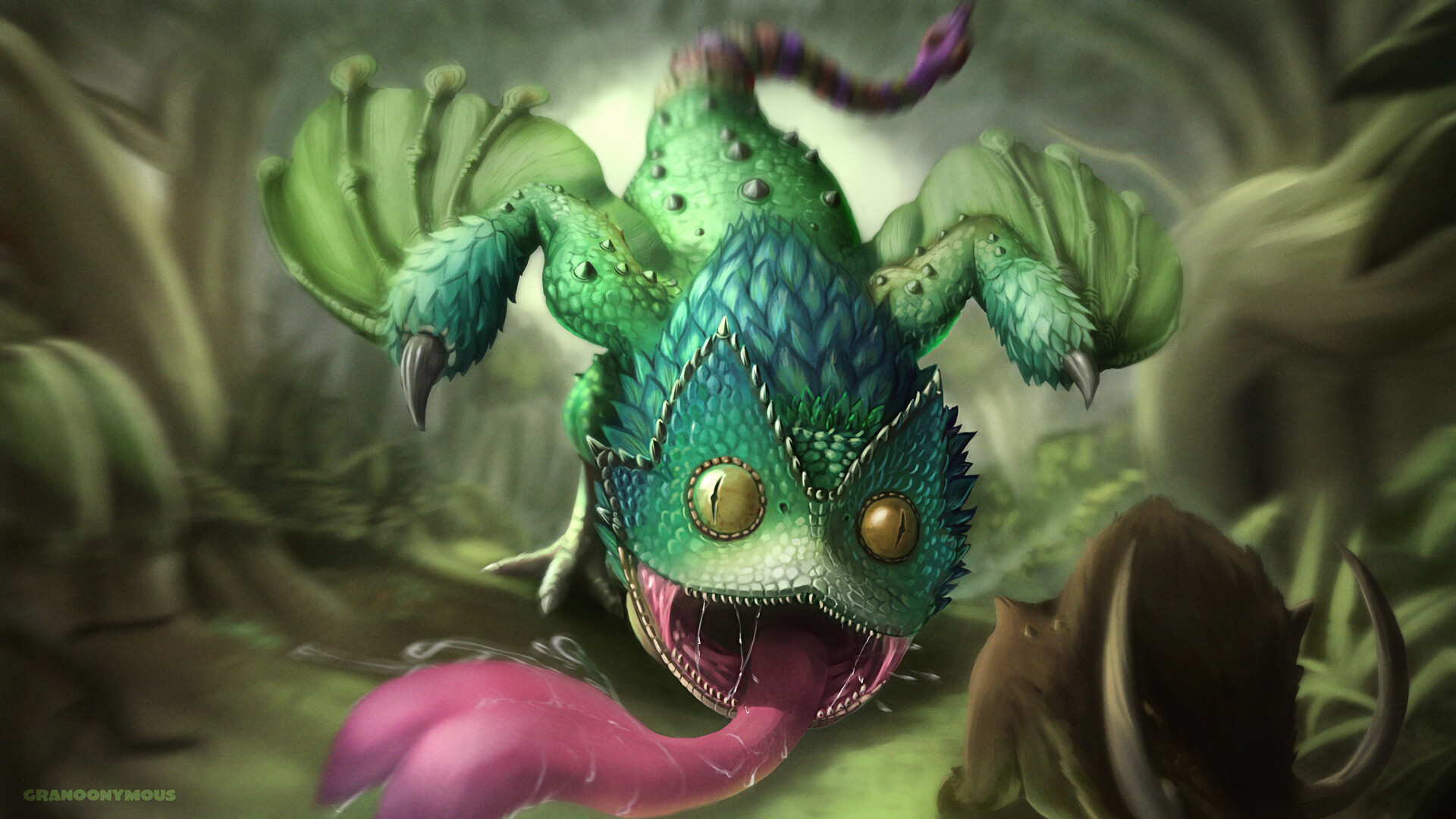 ArtStation - Monster Hunter Fanart Pukei-pukei