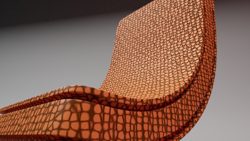 ArtStation - 3d chair modelling