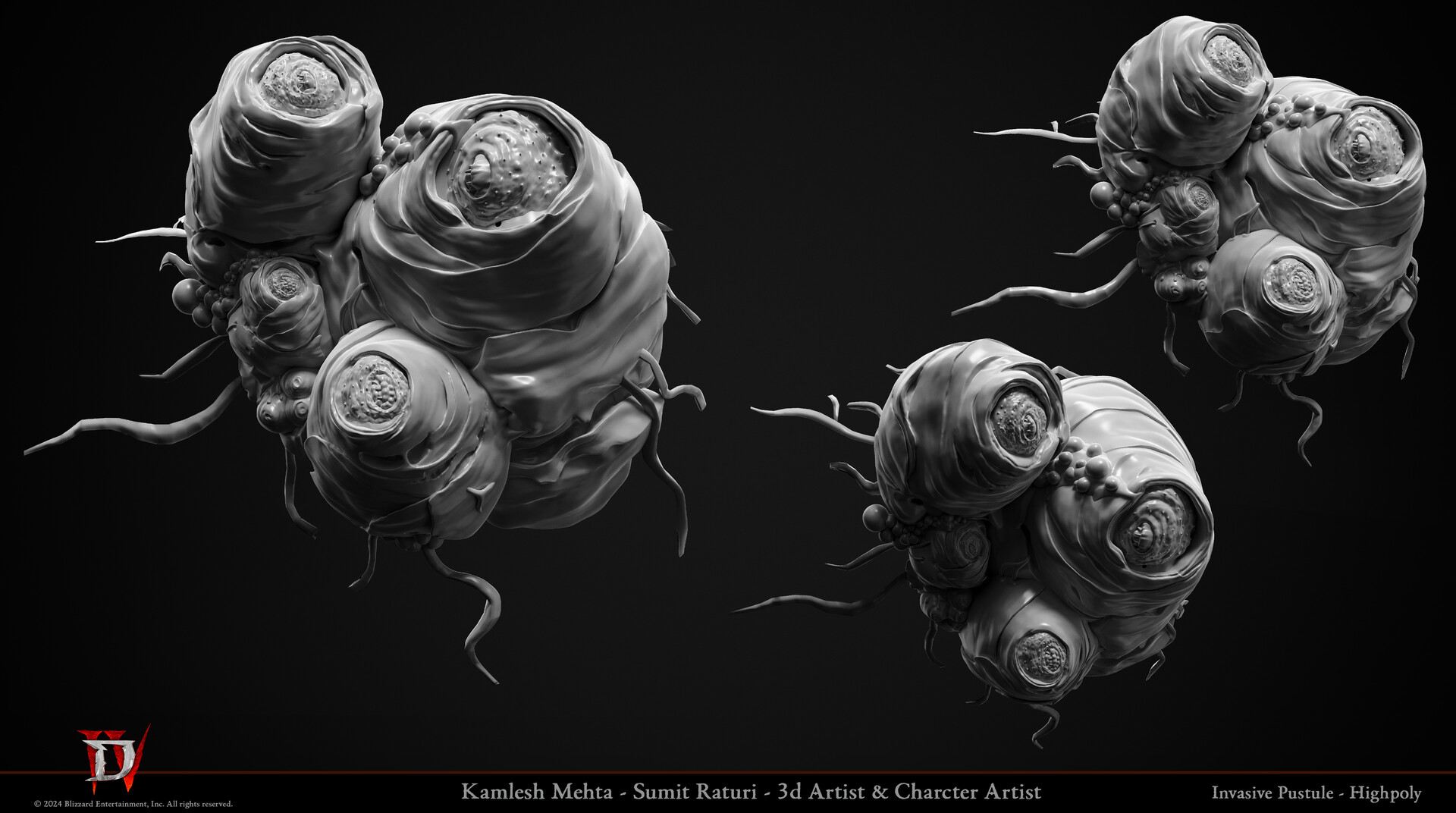 Art Bully Productions - Diablo IV - Weapons, Trophies, Headstone - 02