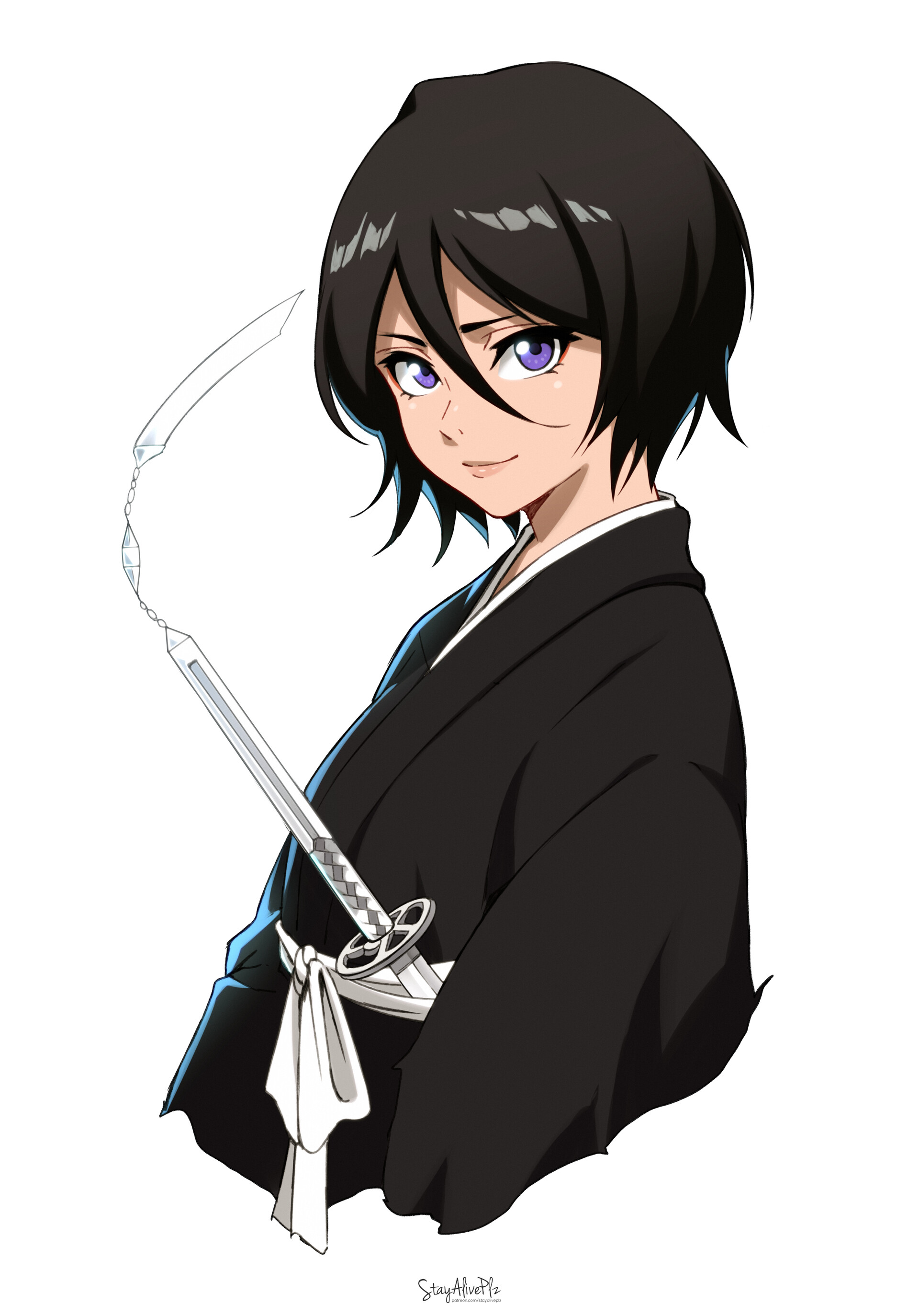 ArtStation - Rukia Kuchiki (BLEACH)