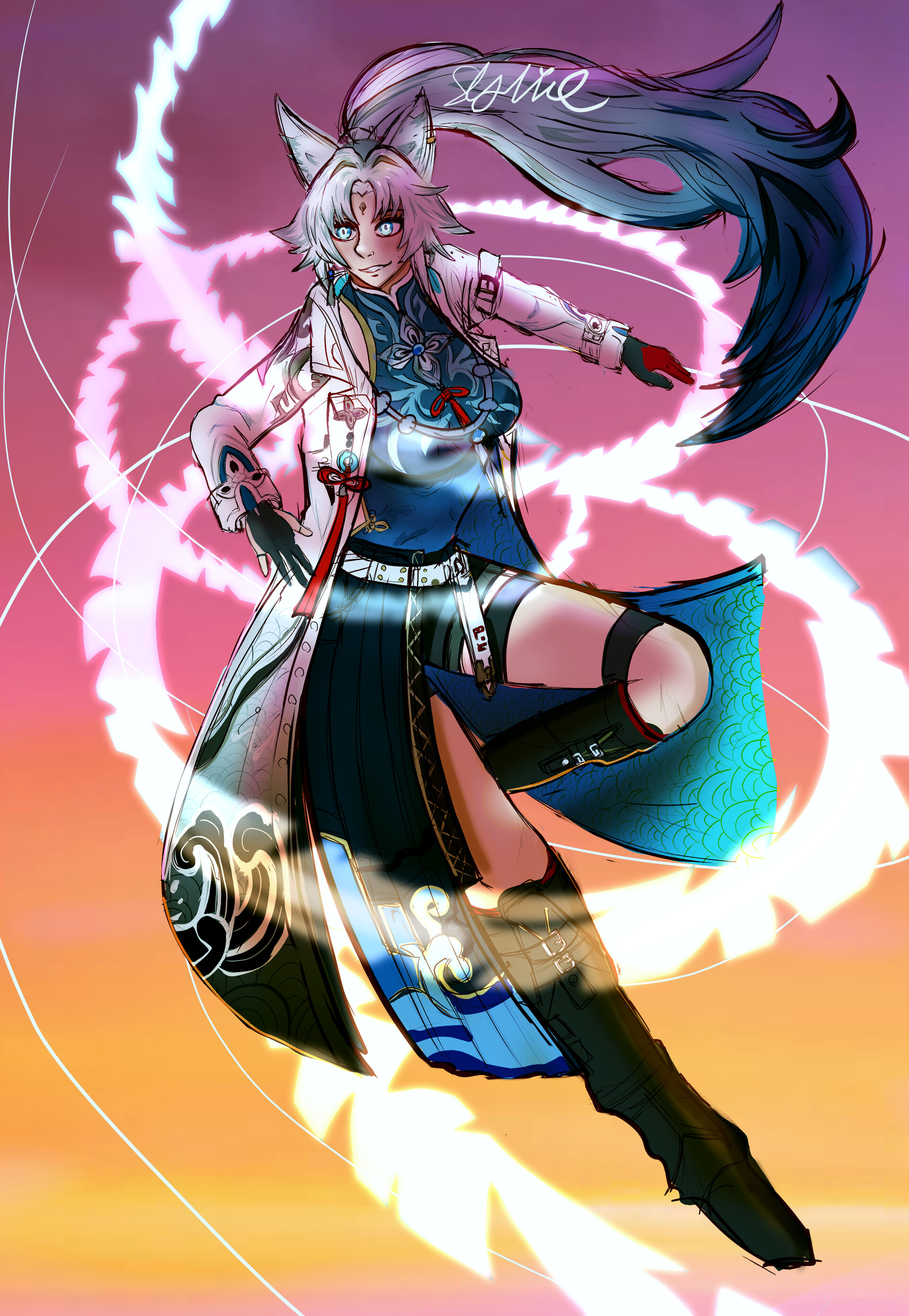 ArtStation - Honkai star rail Feixiao Fanart