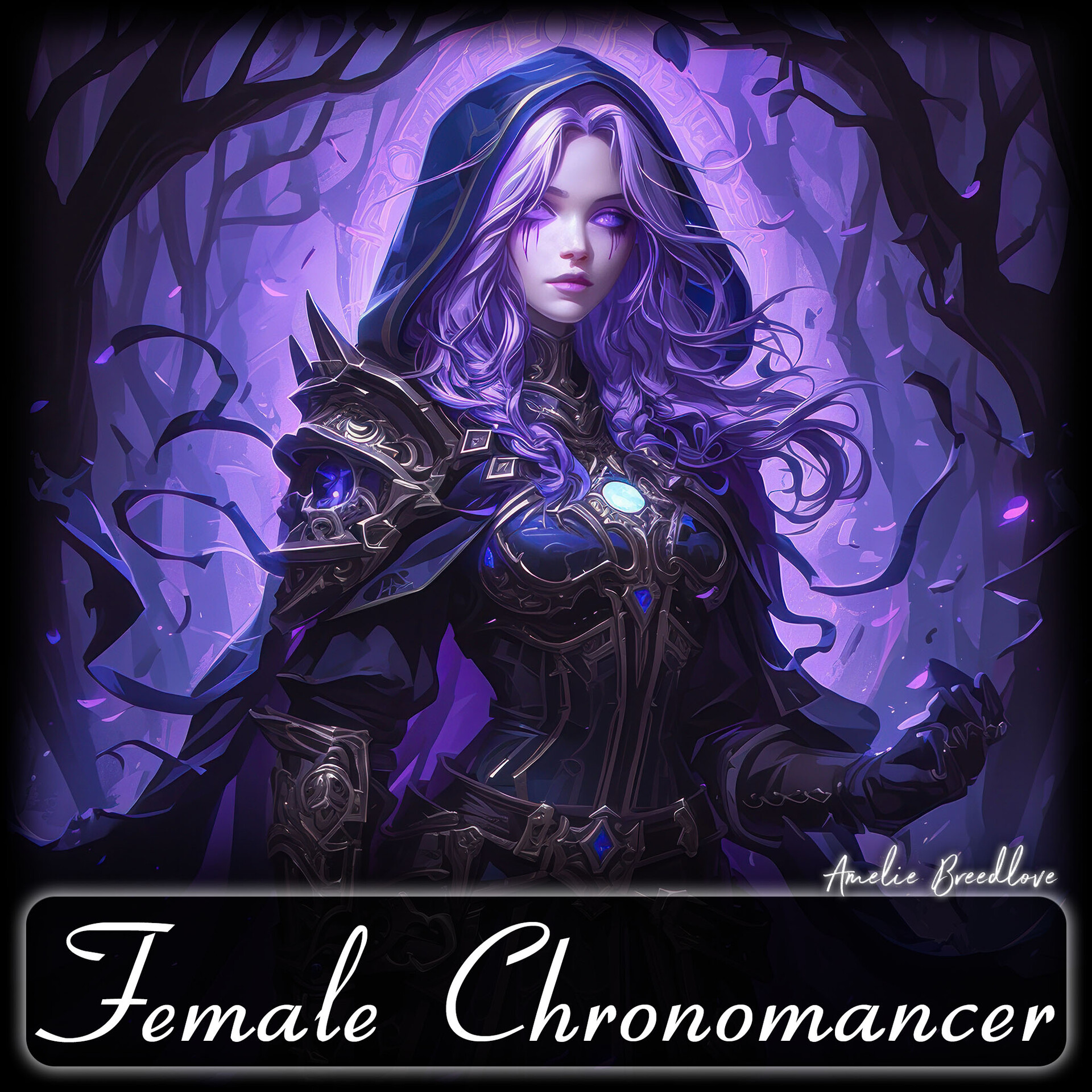 Amelie Character - 400 Female Chronomancer Reference Pack | 4K | v.159