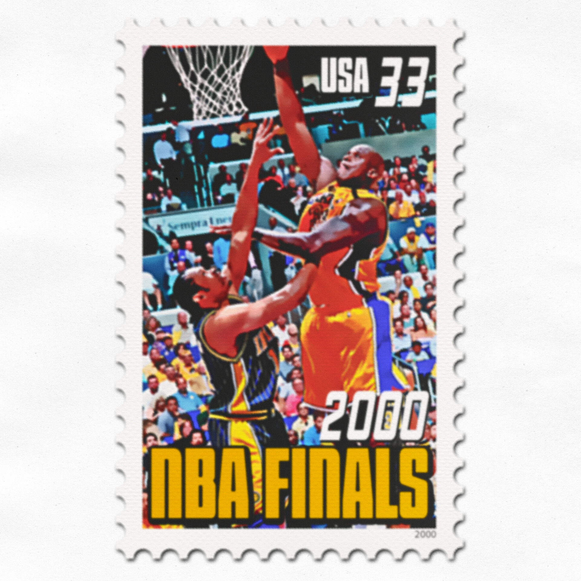 Stwvese - 2000s NBA Finals Stamp Collection [2000] (1/10)