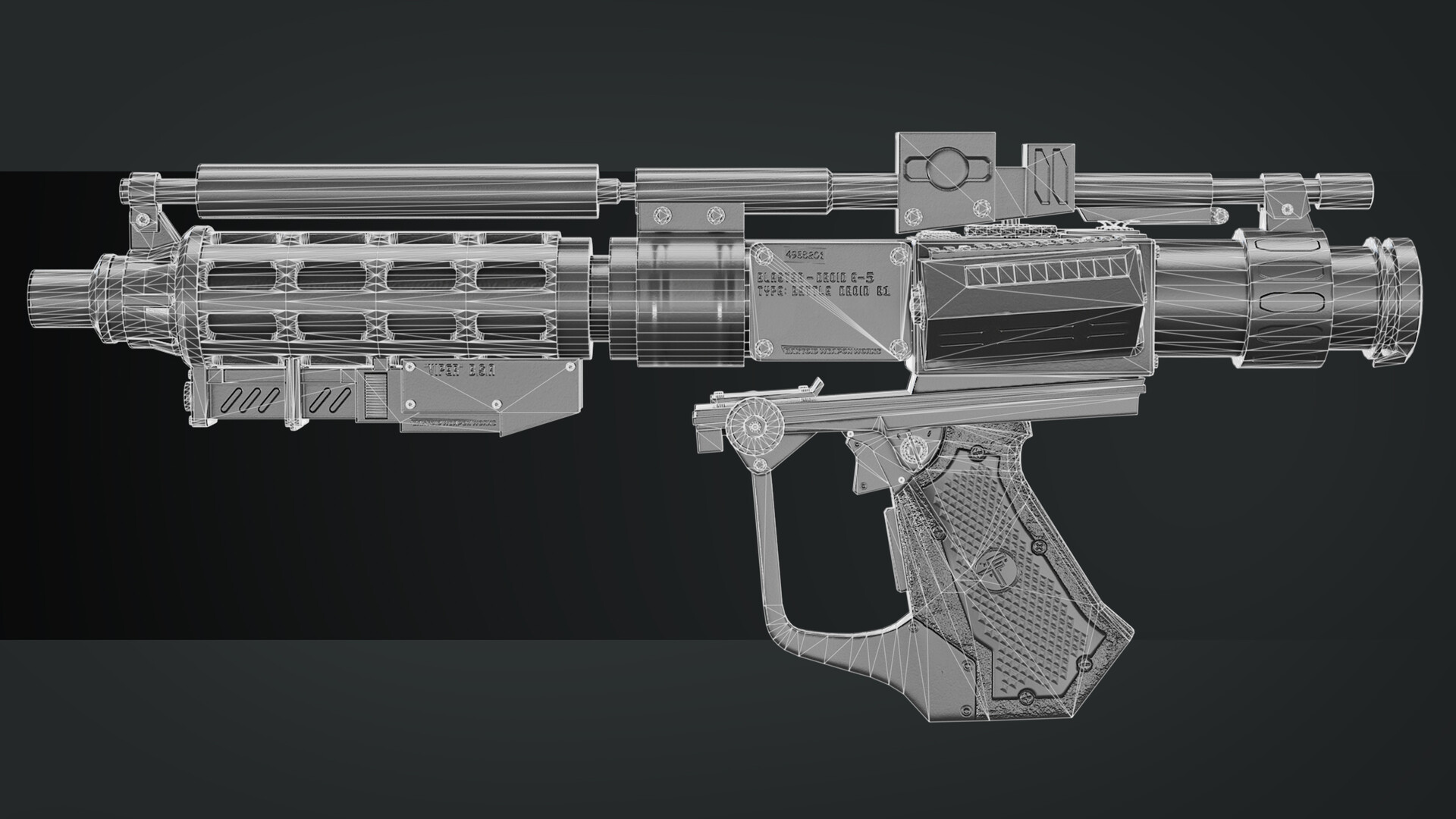 Alexander Galevskyi - Art Lead Portfolio - E-5 Star Wars Droid Blaster ...