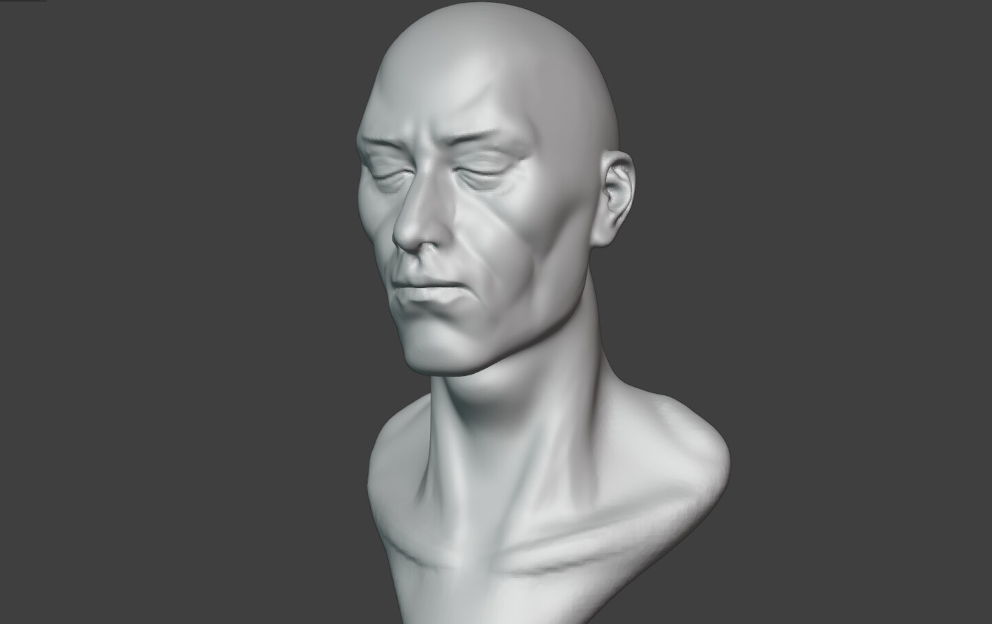 ArtStation - Quick sculpt - base male head