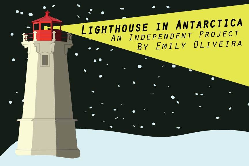 ArtStation - Commissioned Poster - Lighthouse in Antarctica
