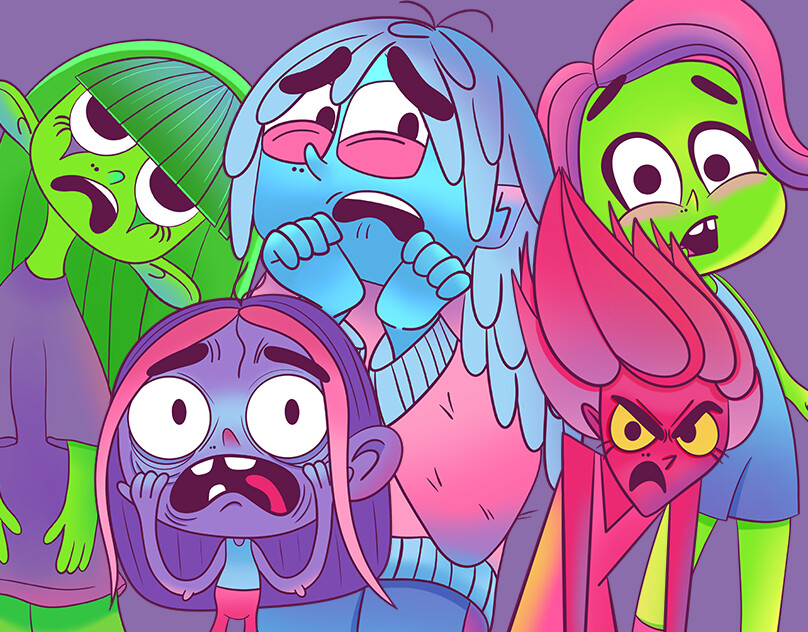 ArtStation - All my emotions together