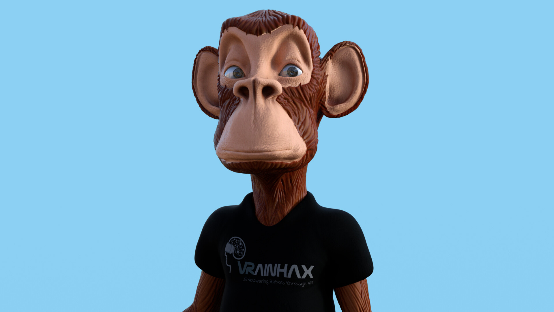ArtStation - 3D Render - Cartoon Monkey