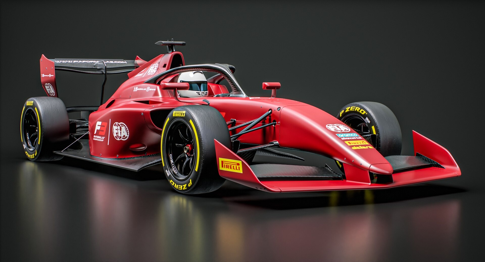 ArtStation - Dallara F3 2025 Formula 3 Race Car PBR 3D model