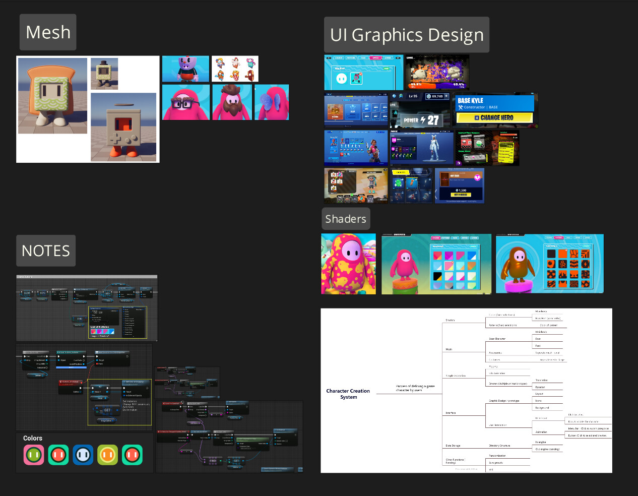 Work of Yun Li - Character Customizer Prototype
