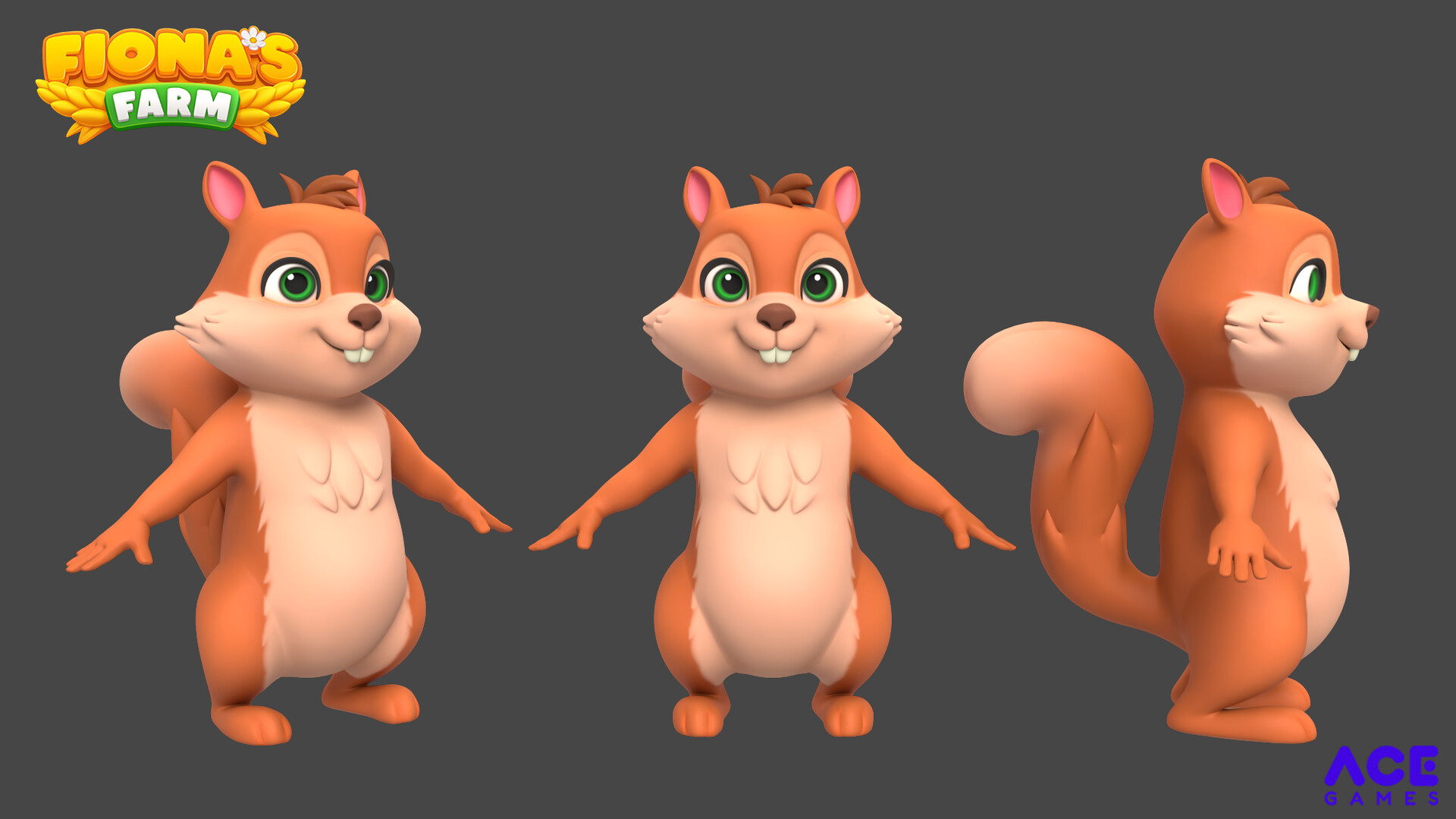 ArtStation - Fiona's Farm - Squirrel