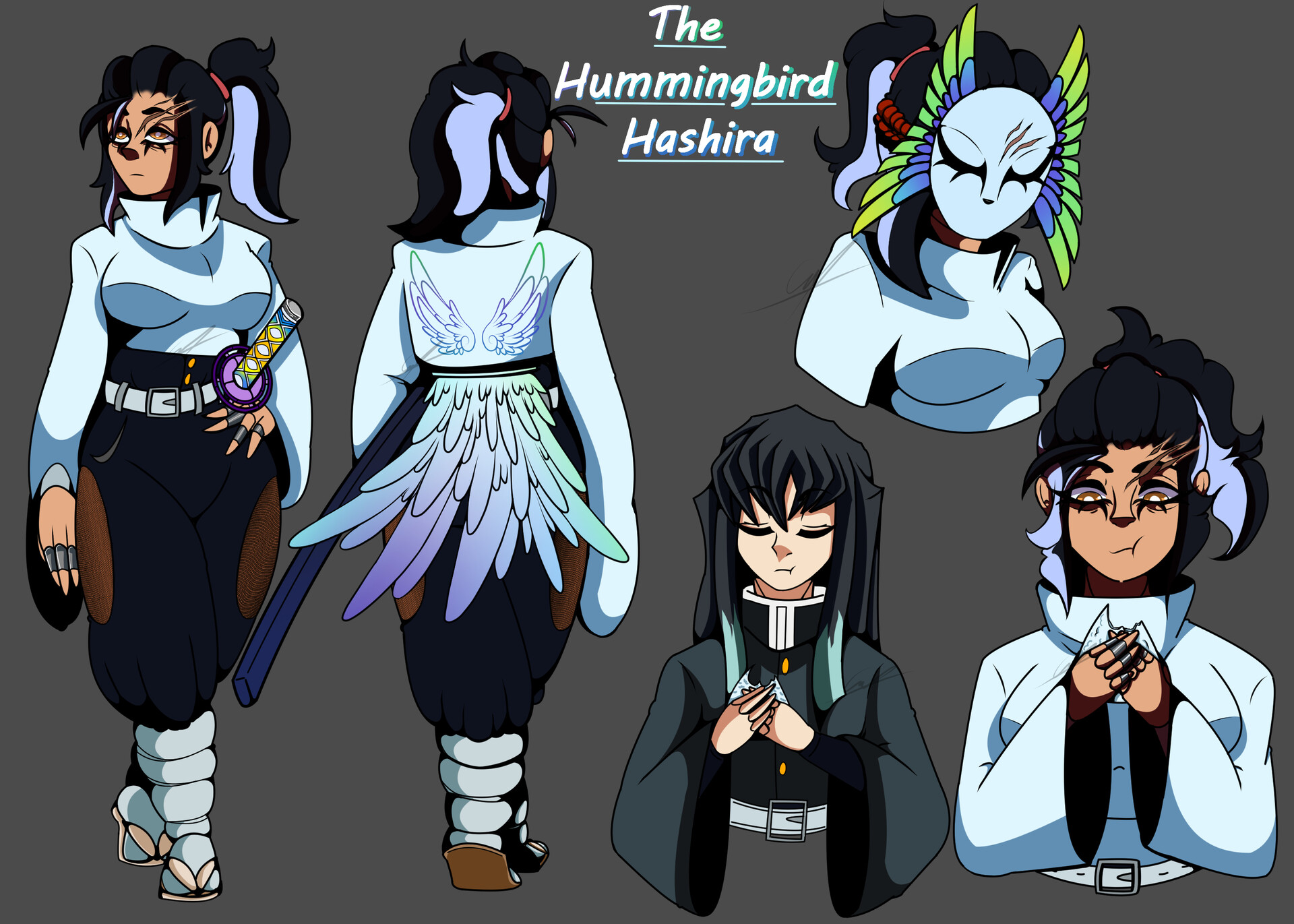 ArtStation - "The Hummingbird Hashira"