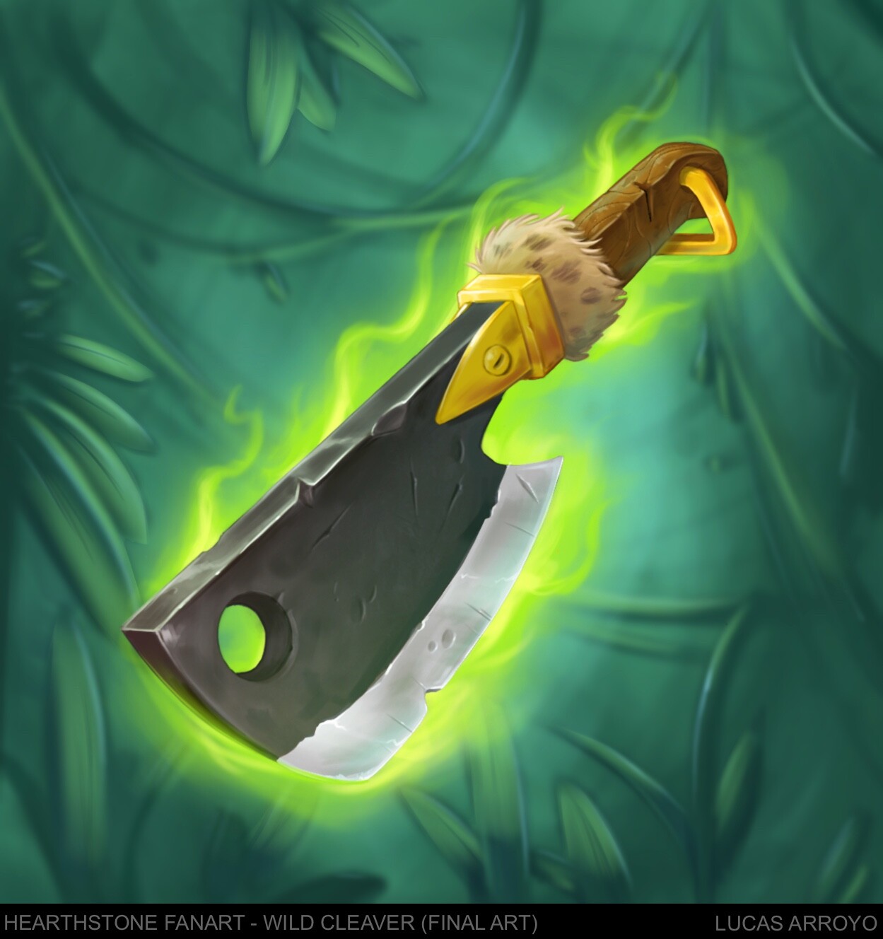 ArtStation - Wild Cleaver - Hearthstone Fanart