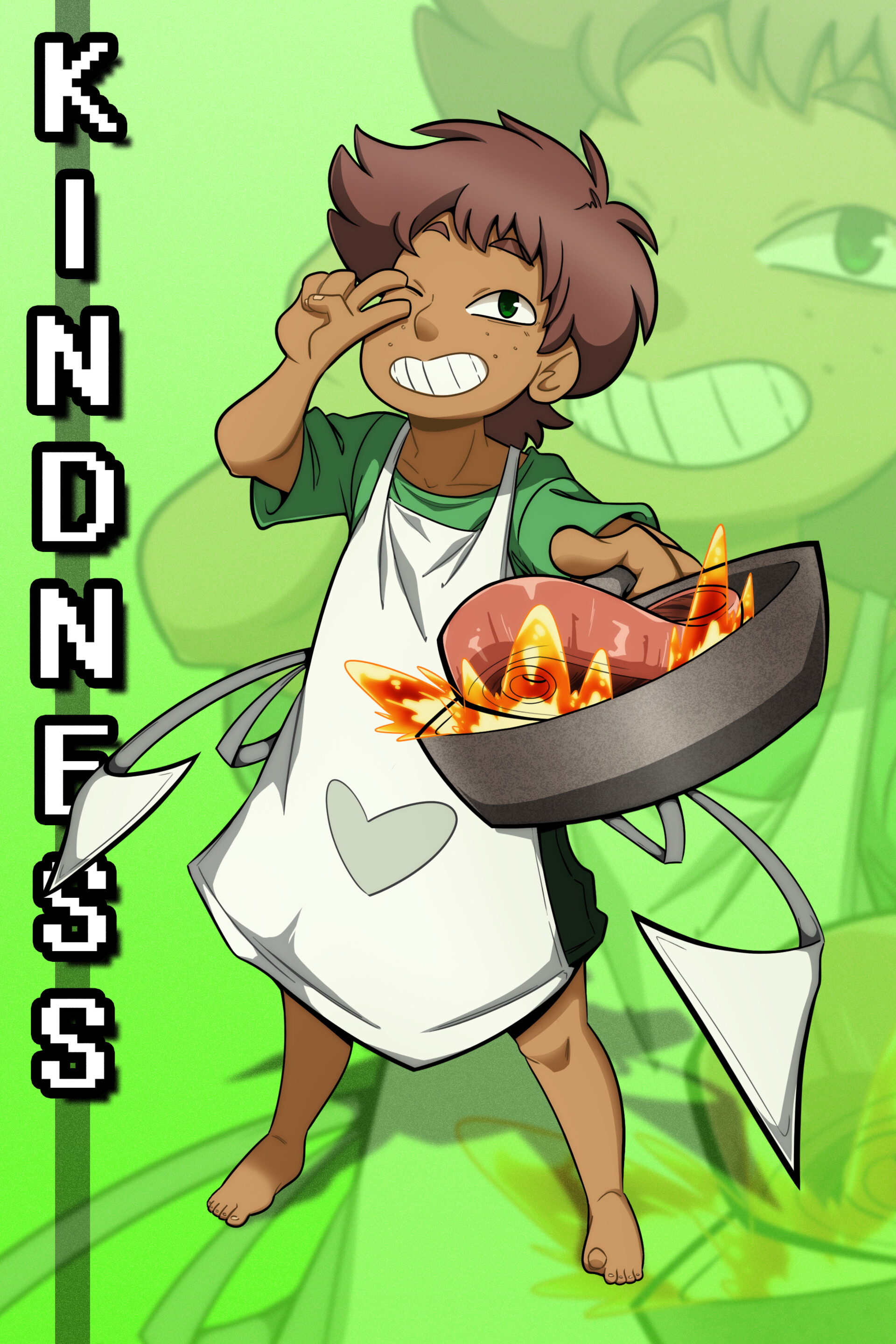 Artstation Commission Undertale Oc Kindness