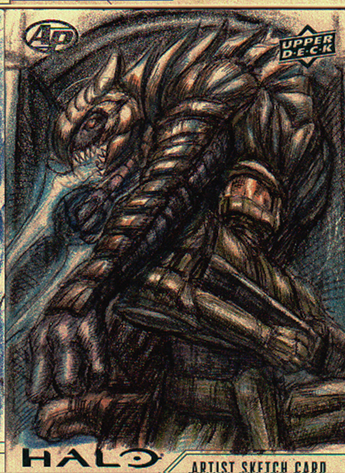 ArtStation - Artist proof Halo cards