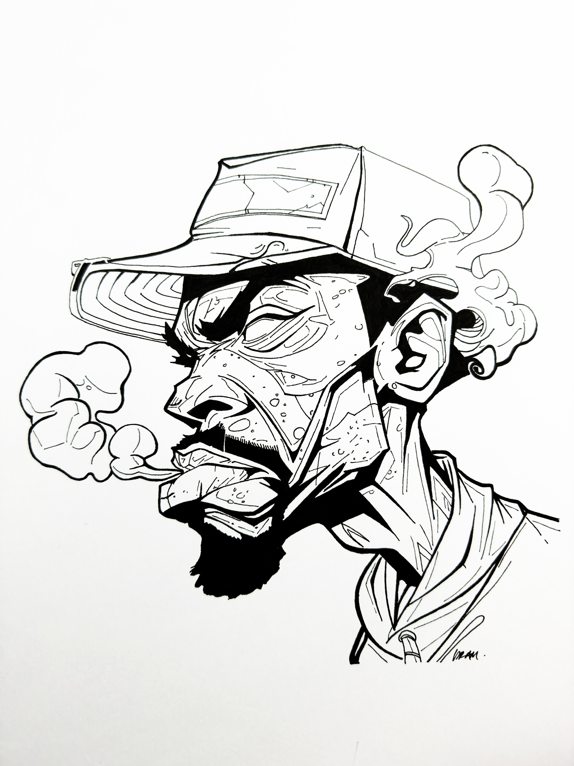 ArtStation - Broken Mask - Character Design in Ink